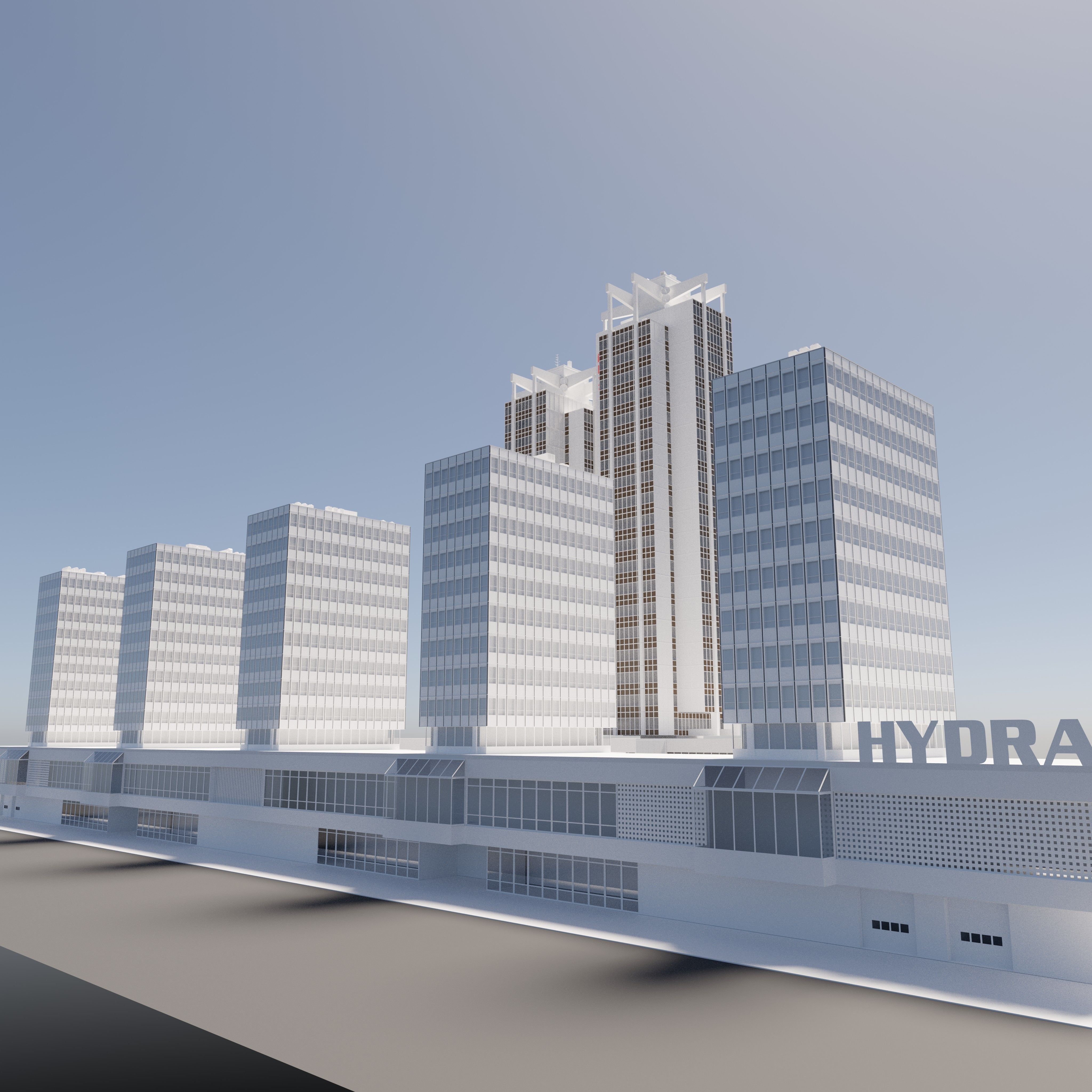NH Buildings 3D model | CGTrader