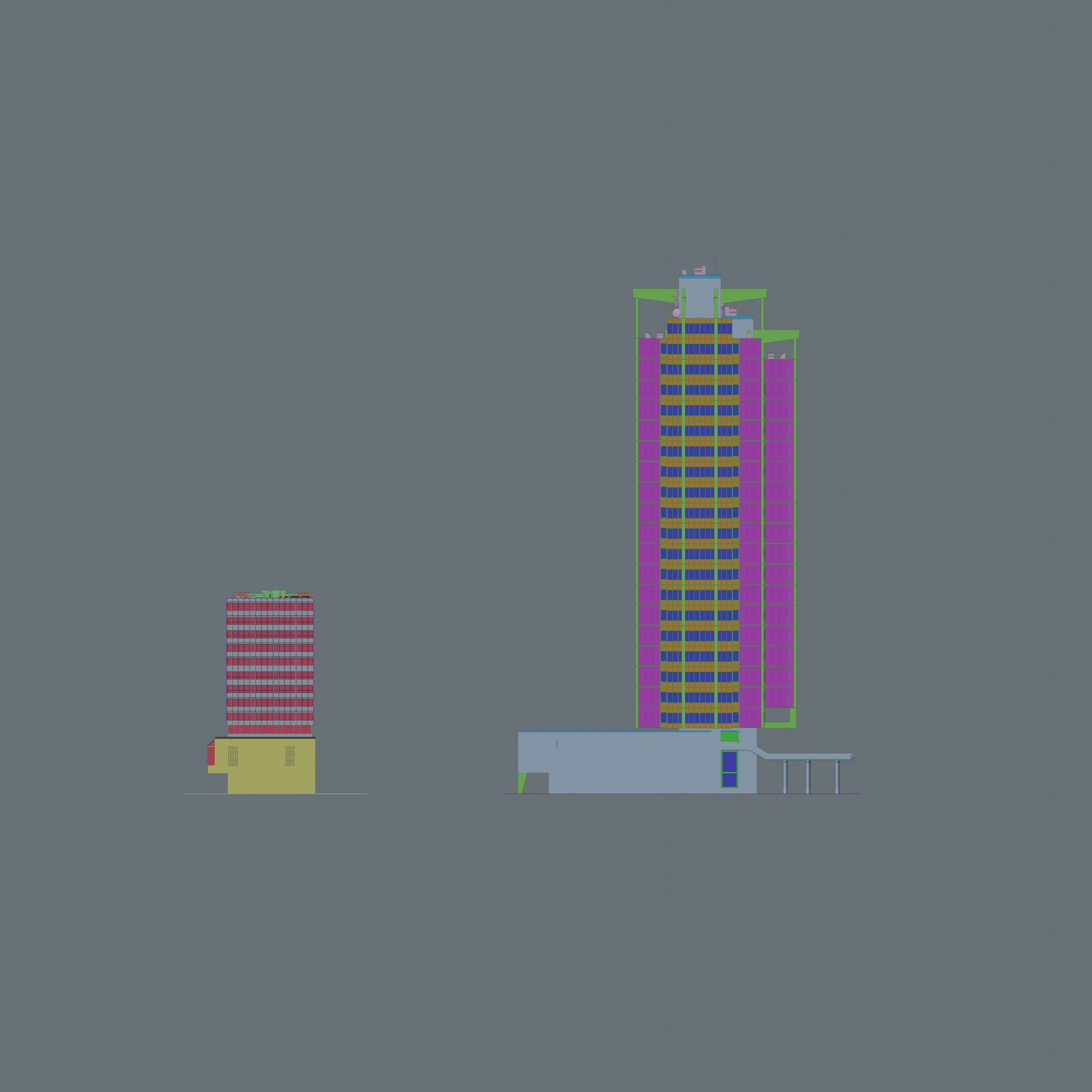 NH Buildings 3D model | CGTrader