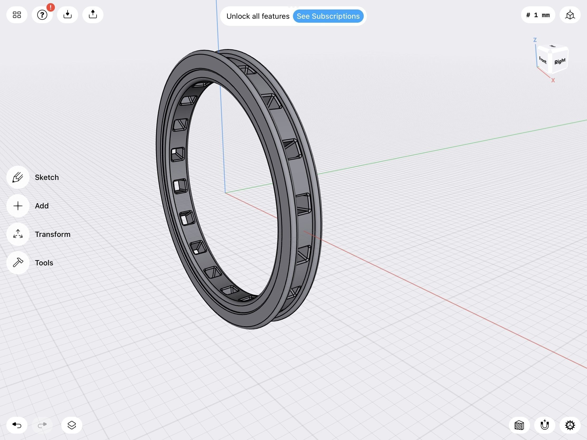 Wedding band stl file 3D model 3D printable | CGTrader