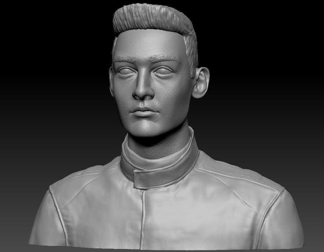 George Russell 3D model 3D printable | CGTrader