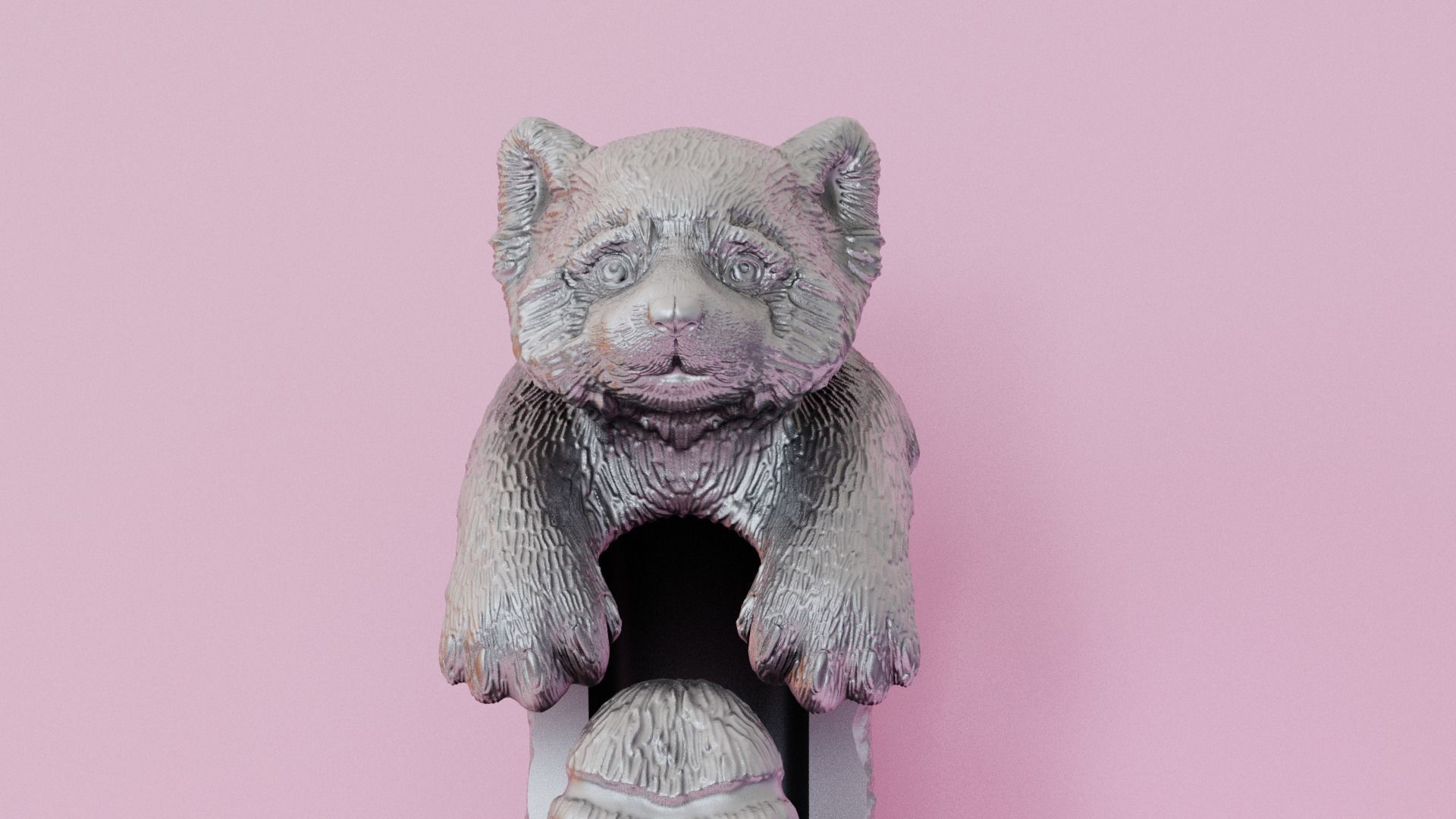 Ring red panda 3D model for printing 3D model 3D printable | CGTrader