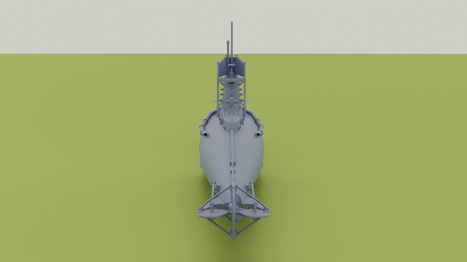3D model British B-Class submarine VR / AR / low-poly | CGTrader