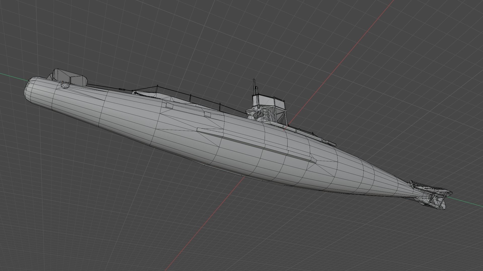 3D model British B-Class submarine VR / AR / low-poly | CGTrader