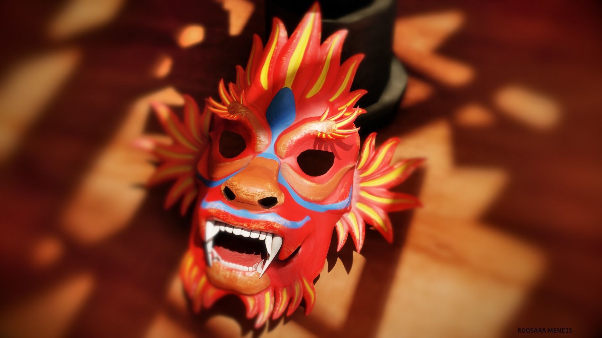 3D model Demon mask game ready 3d model VR / AR / low-poly | CGTrader