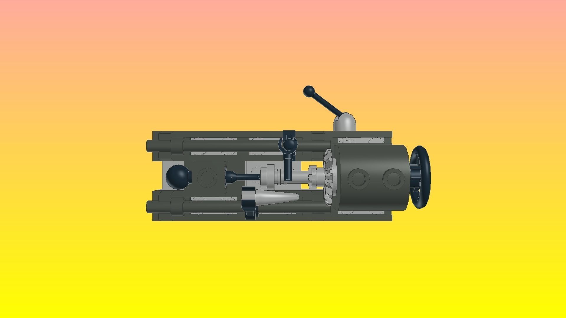 Lego Machine-Tool Model 511 3D model | CGTrader