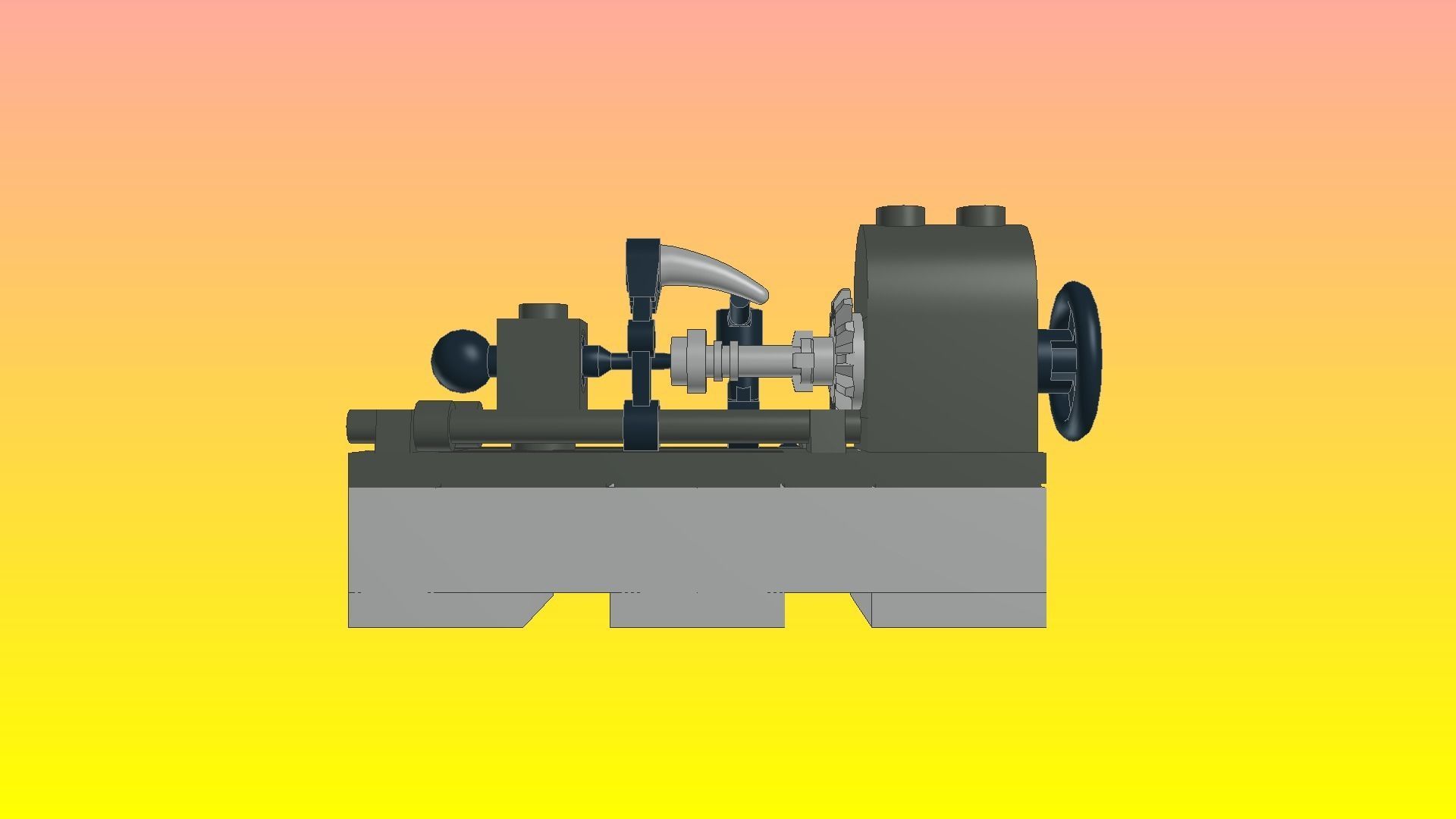 Lego Machine-Tool Model 511 3D model | CGTrader