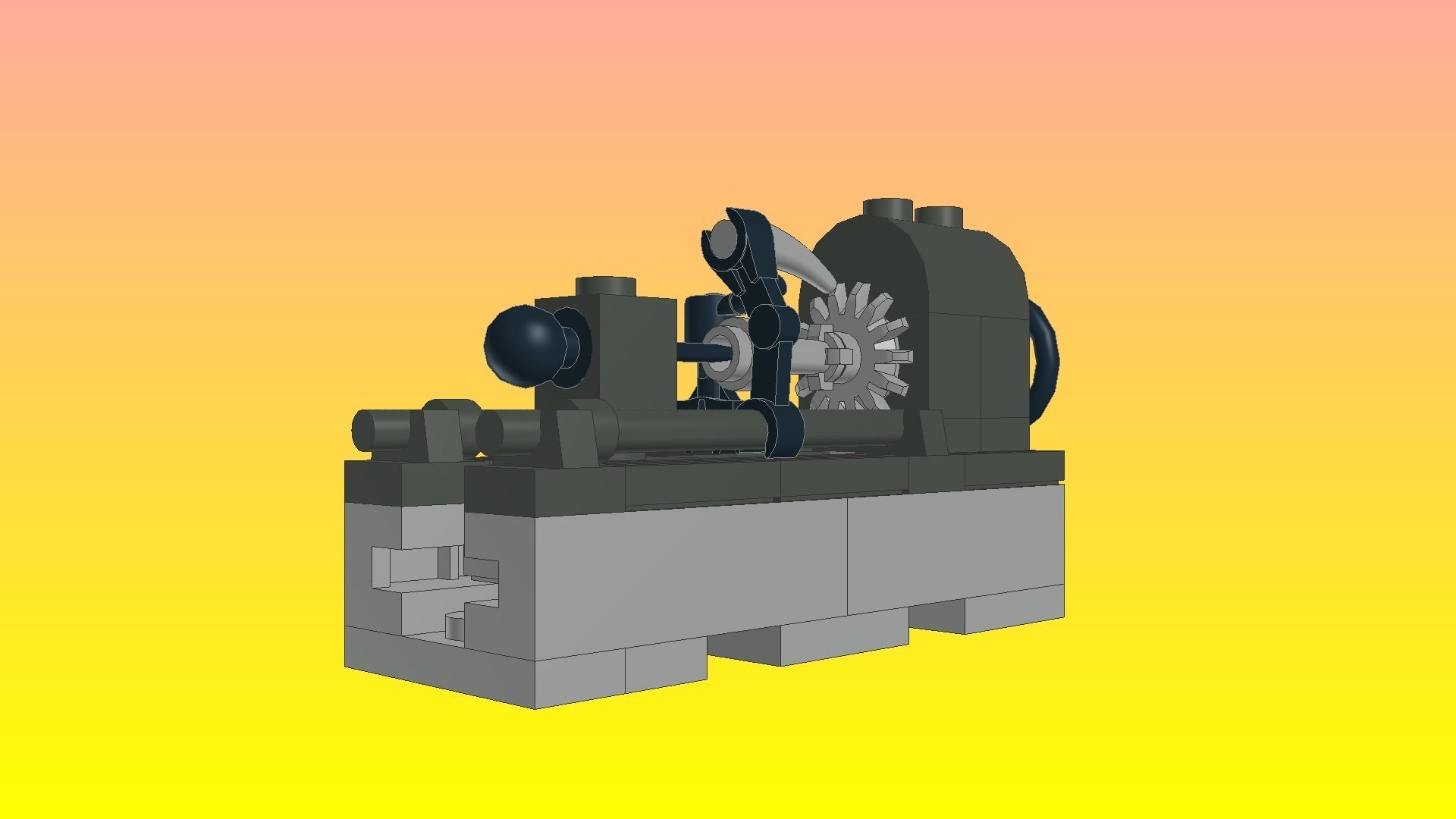 Lego Machine-Tool Model 511 3D model | CGTrader