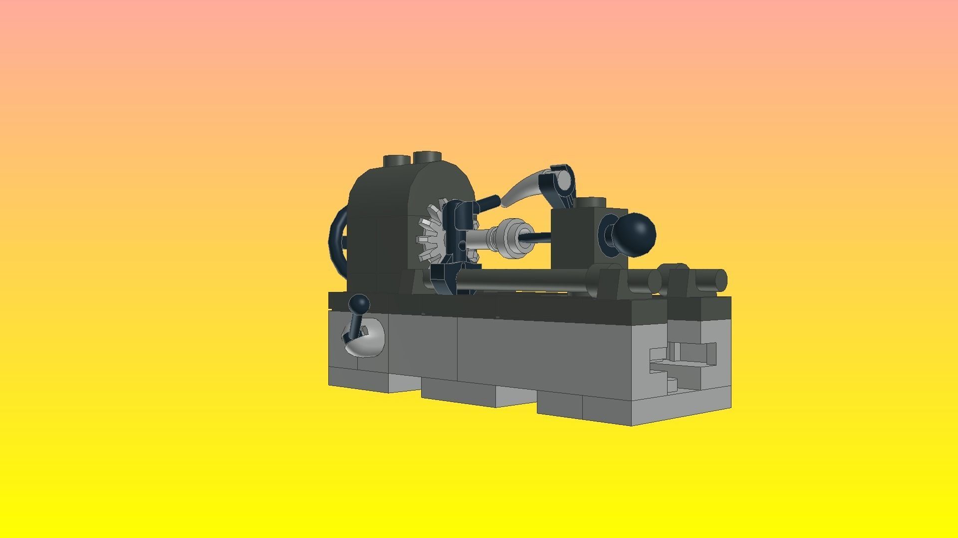 Lego Machine-Tool Model 511 3D model | CGTrader