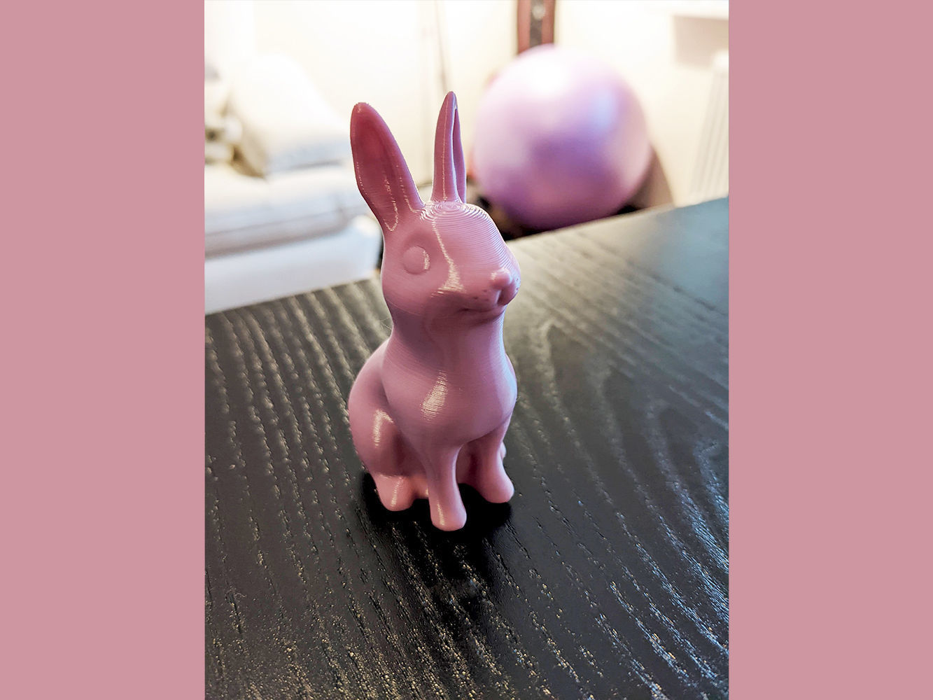 Sitting bunny 3D model 3D printable | CGTrader