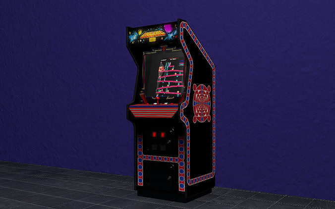 Arcade cabinet 3D model | CGTrader