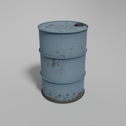 Old rusty barrel 3D model | CGTrader