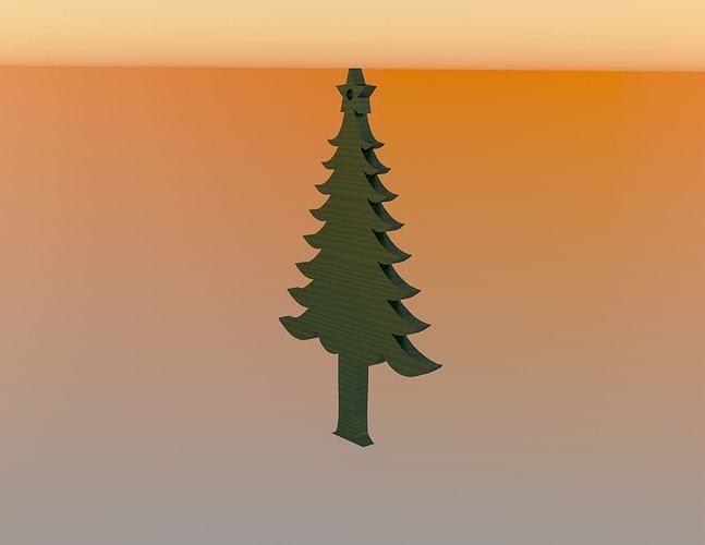 Ogi Design Christmas Tree 3D model 3D printable | CGTrader