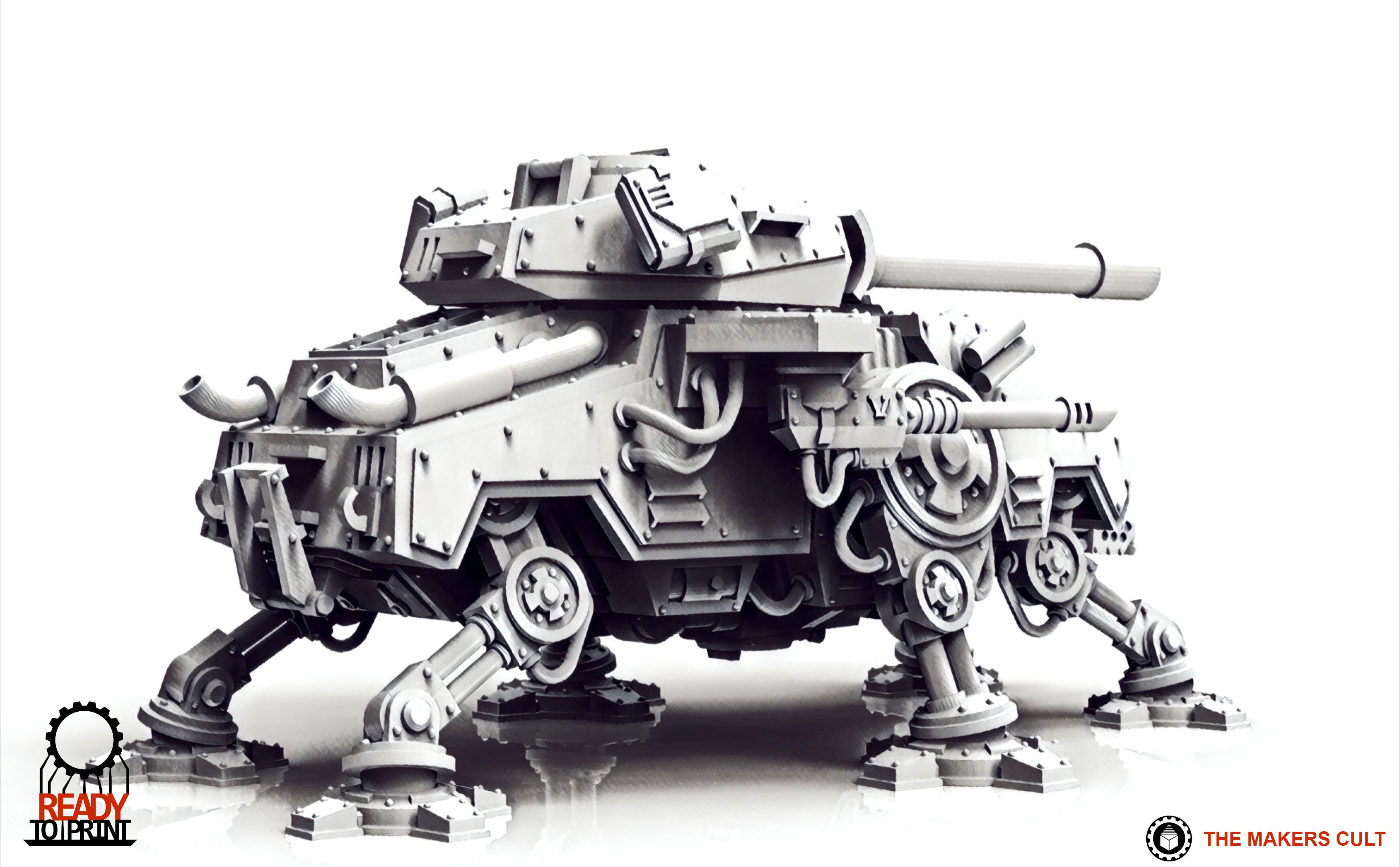 Valour Korps - Battle Walker 3D model 3D printable | CGTrader