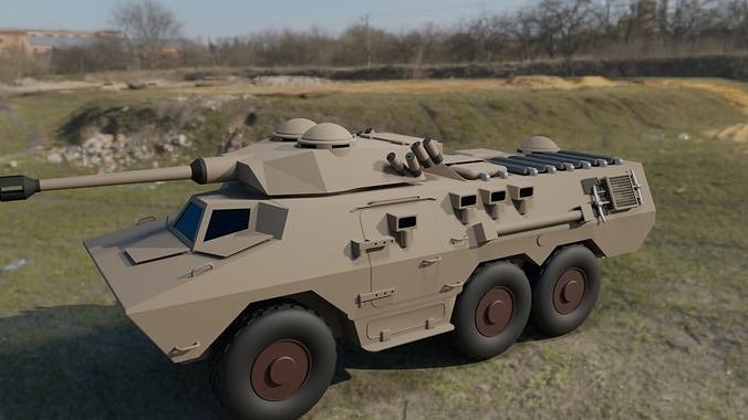 Ratel South African infantry fighting vehicle free 3D model | CGTrader