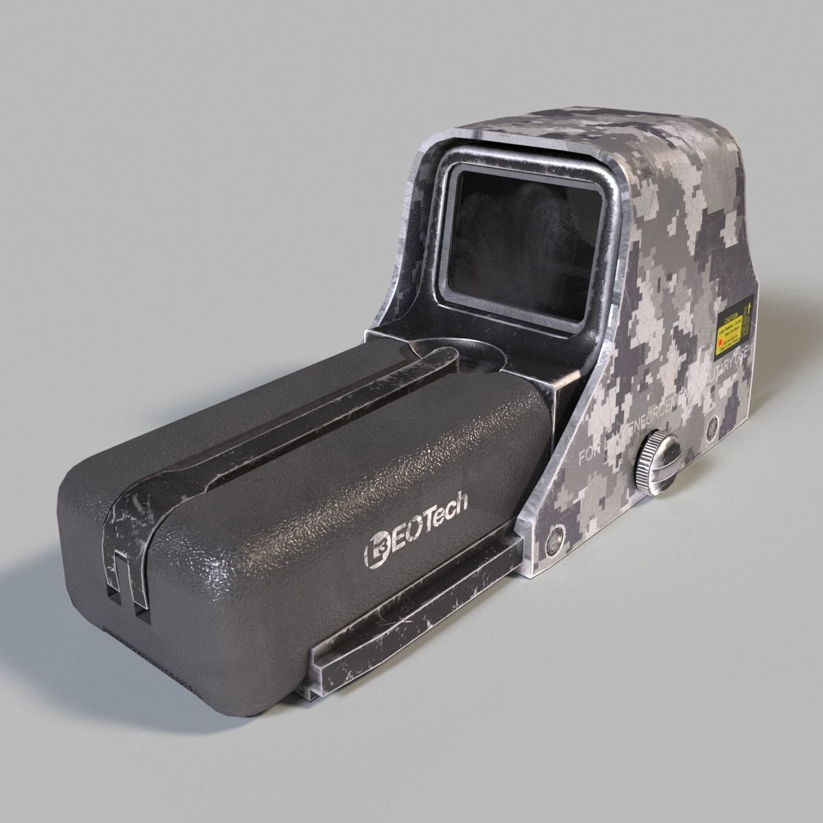 3D model Eotech 552 Holographic sight - Low poly PBR VR / AR / low-poly ...
