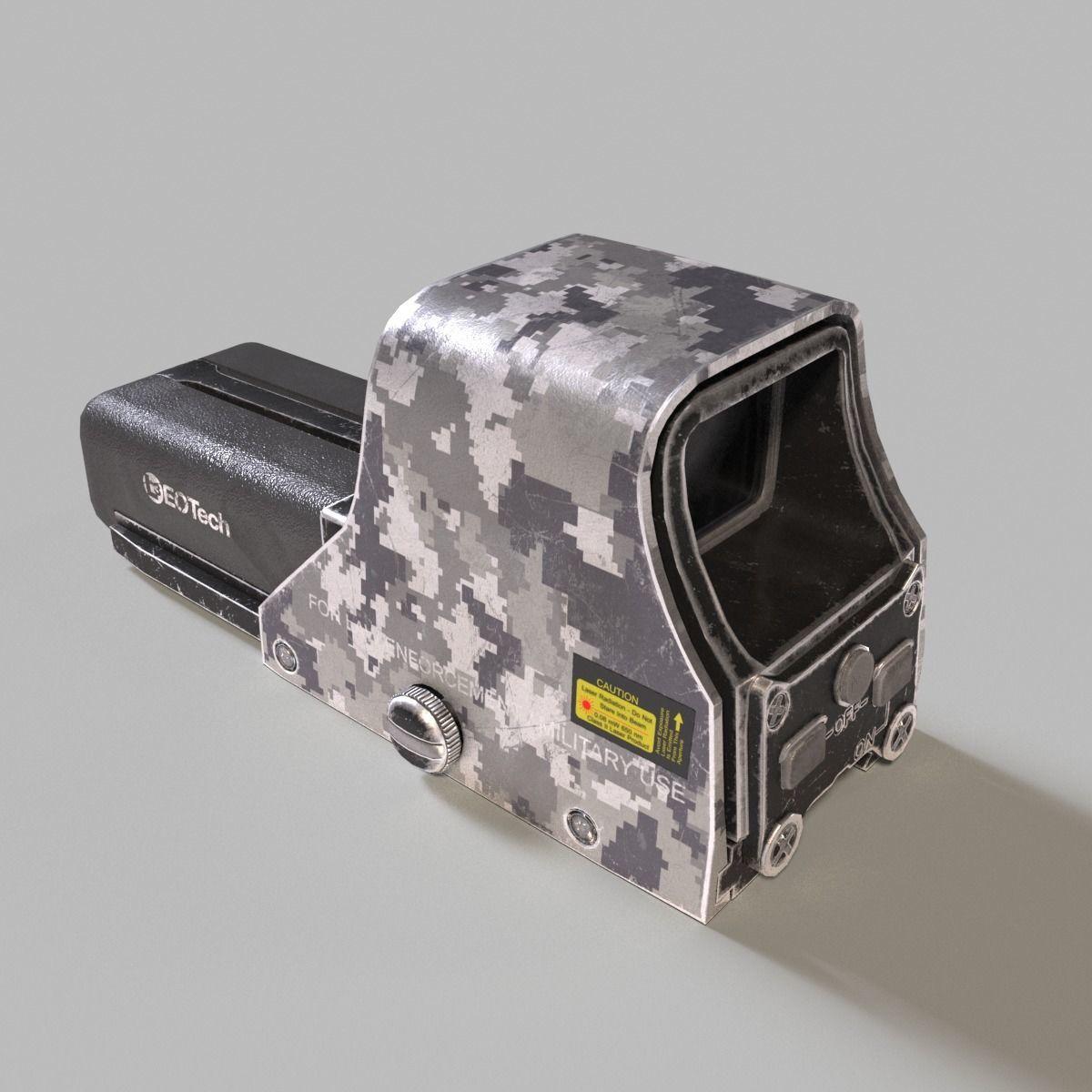 3D model Eotech 552 Holographic sight - Low poly PBR VR / AR / low-poly ...