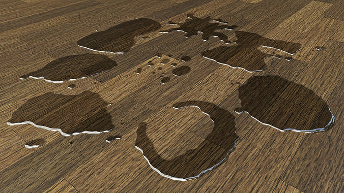 Water Puddles Collection 3D model | CGTrader