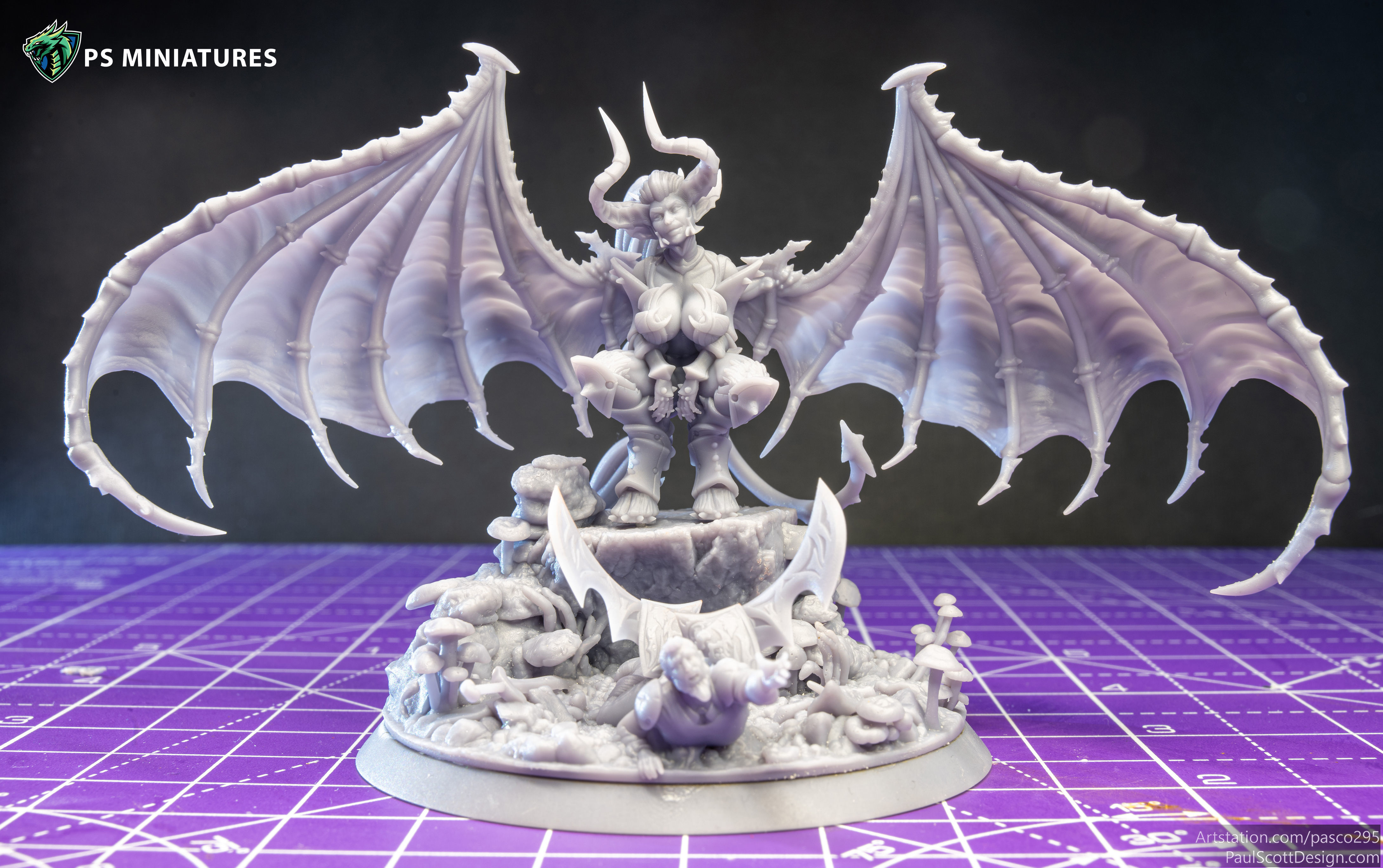 Drow Demonic Harpys and Valkyries Bundle 3D model 3D printable | CGTrader