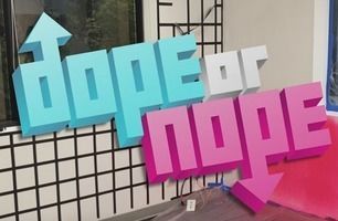 DOPE or NOPE 3D Logo free 3D model 3D printable | CGTrader