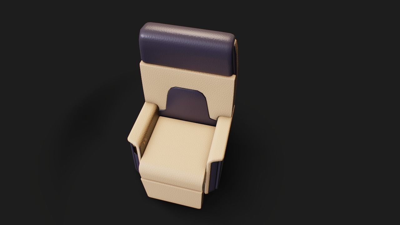 3D model airplane vip seat VR / AR / low-poly | CGTrader