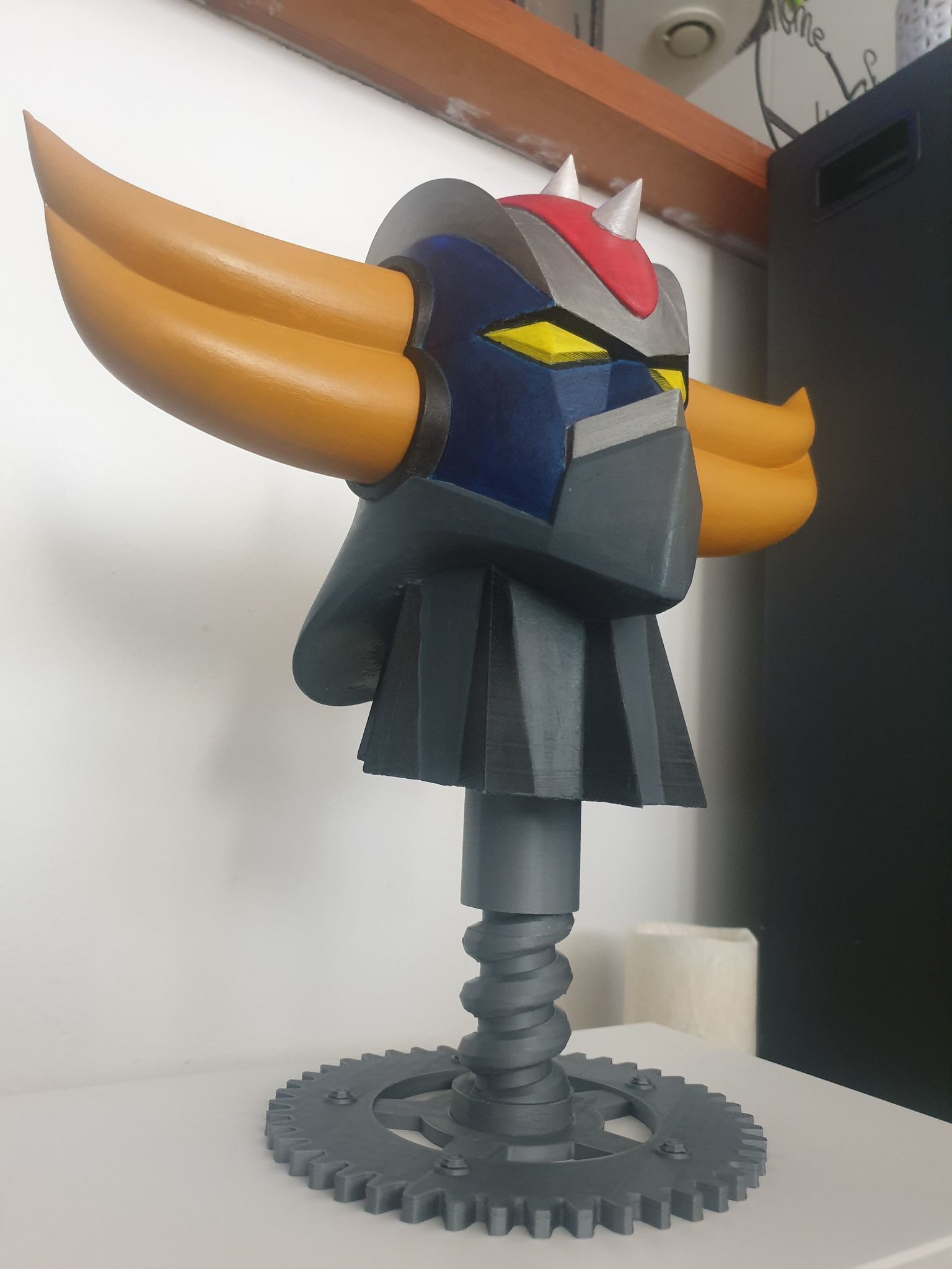 Grendizer classic bust 3D model 3D printable | CGTrader