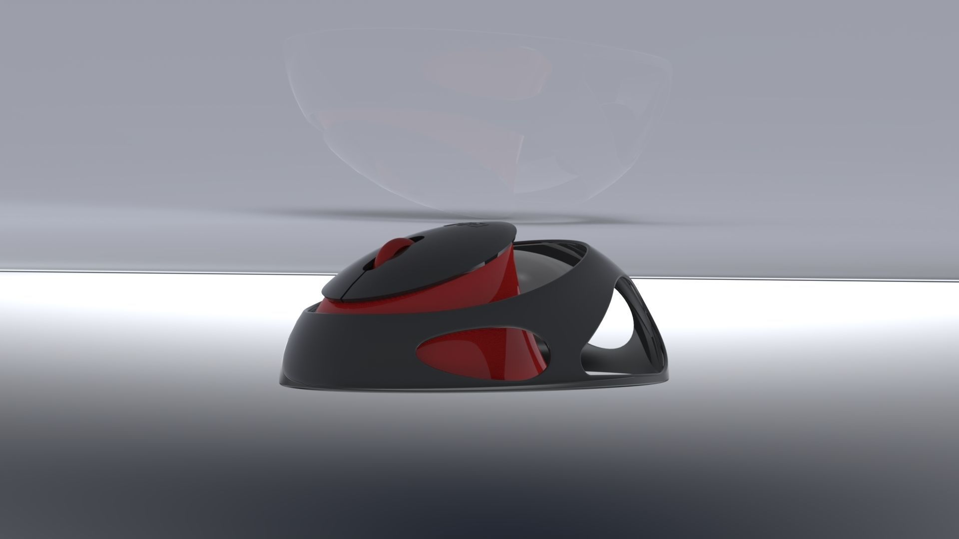Elliptical Mouse 3D model | CGTrader