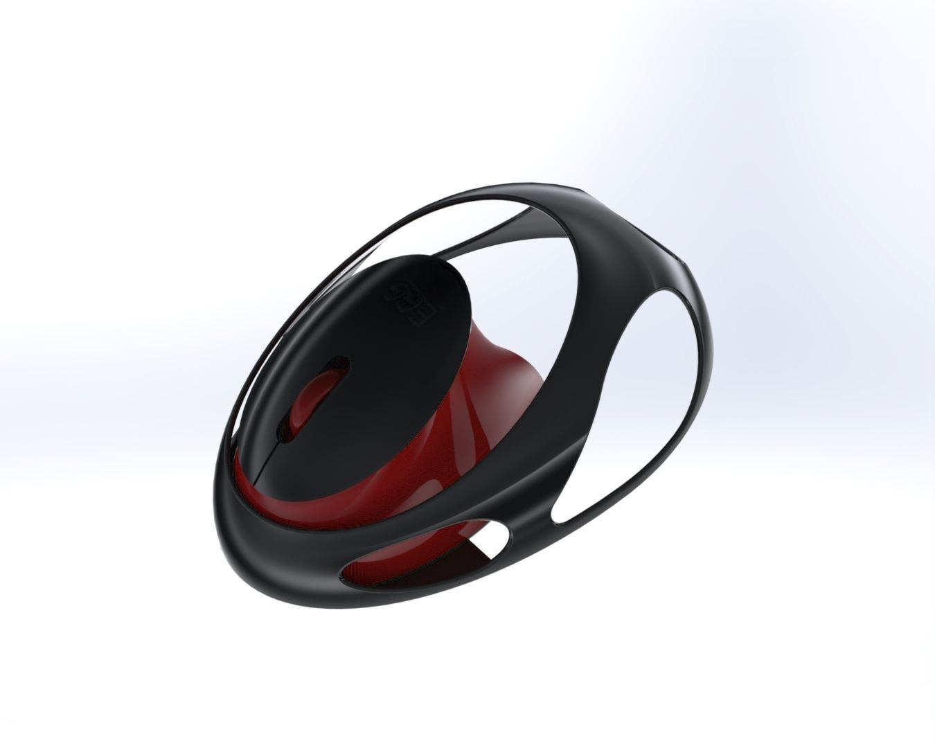 Elliptical Mouse 3D model | CGTrader