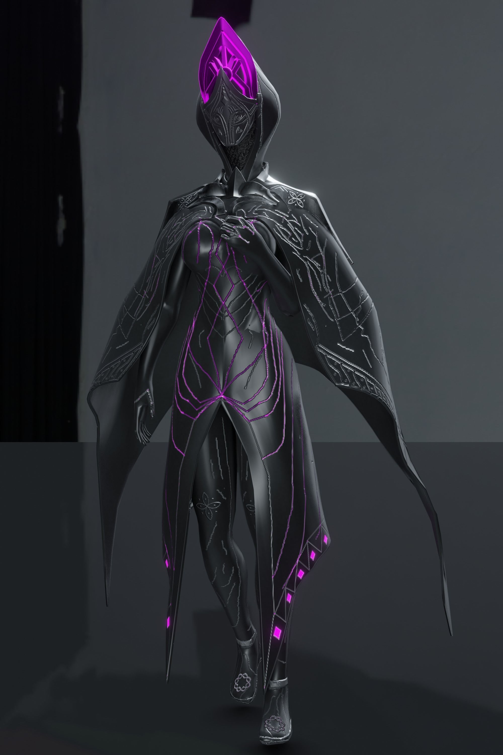 3D model Dark monster VR / AR / low-poly | CGTrader