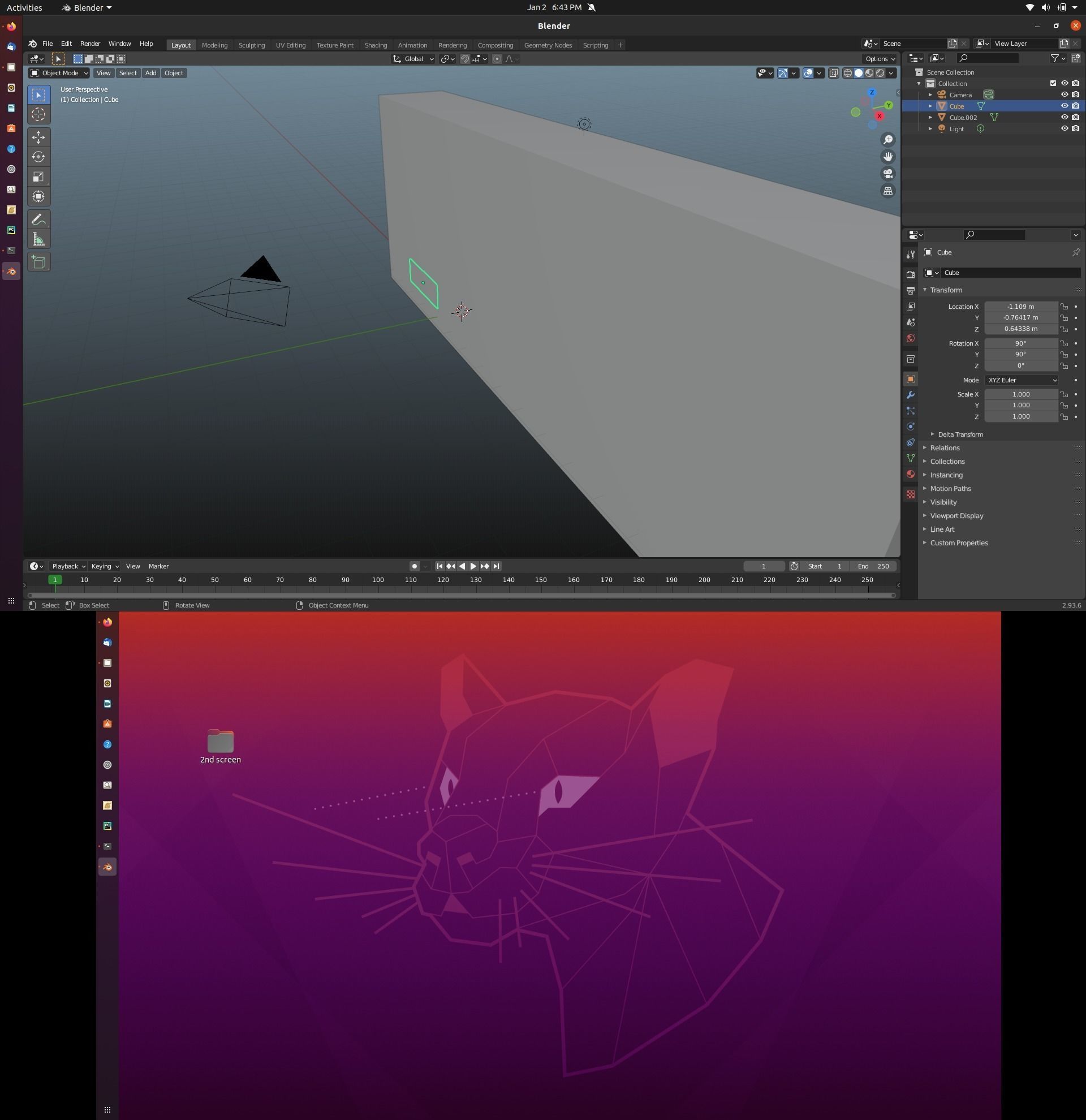Rectangle 3D model | CGTrader