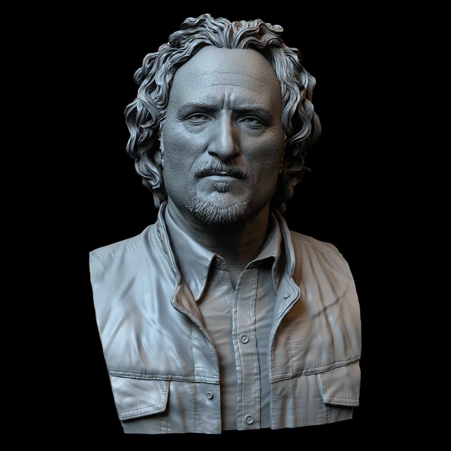 Tig Trager from Sons of Anarchy 3D model 3D printable | CGTrader