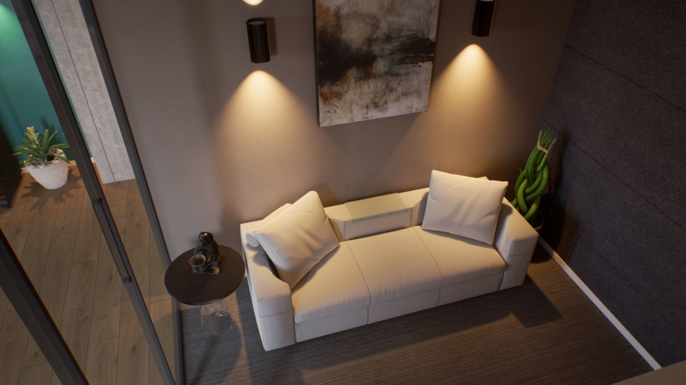 3D model VR ready Living room Unreal engine VR / AR / low-poly | CGTrader