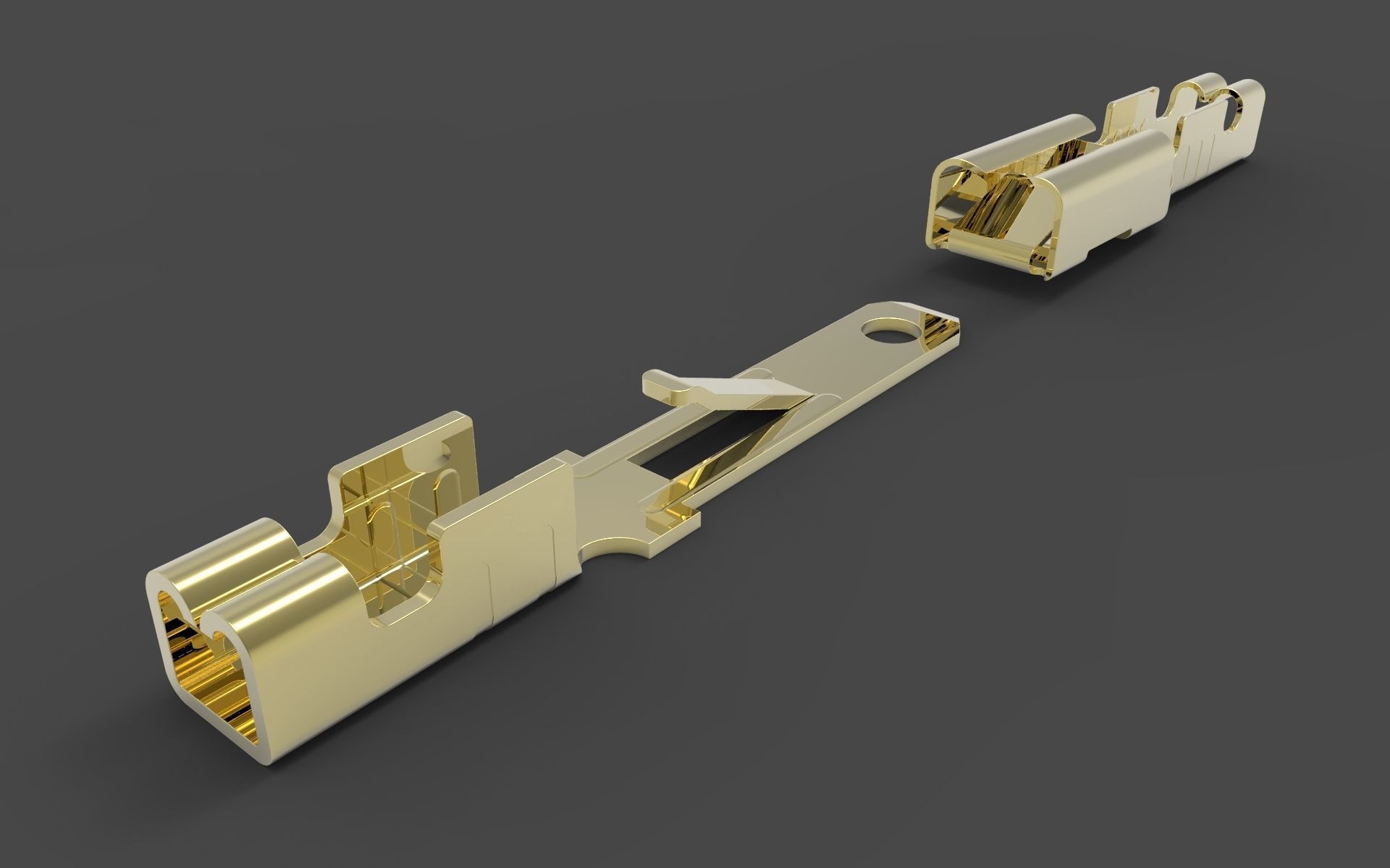 Car Connectors DJ70 3D model 3D printable | CGTrader