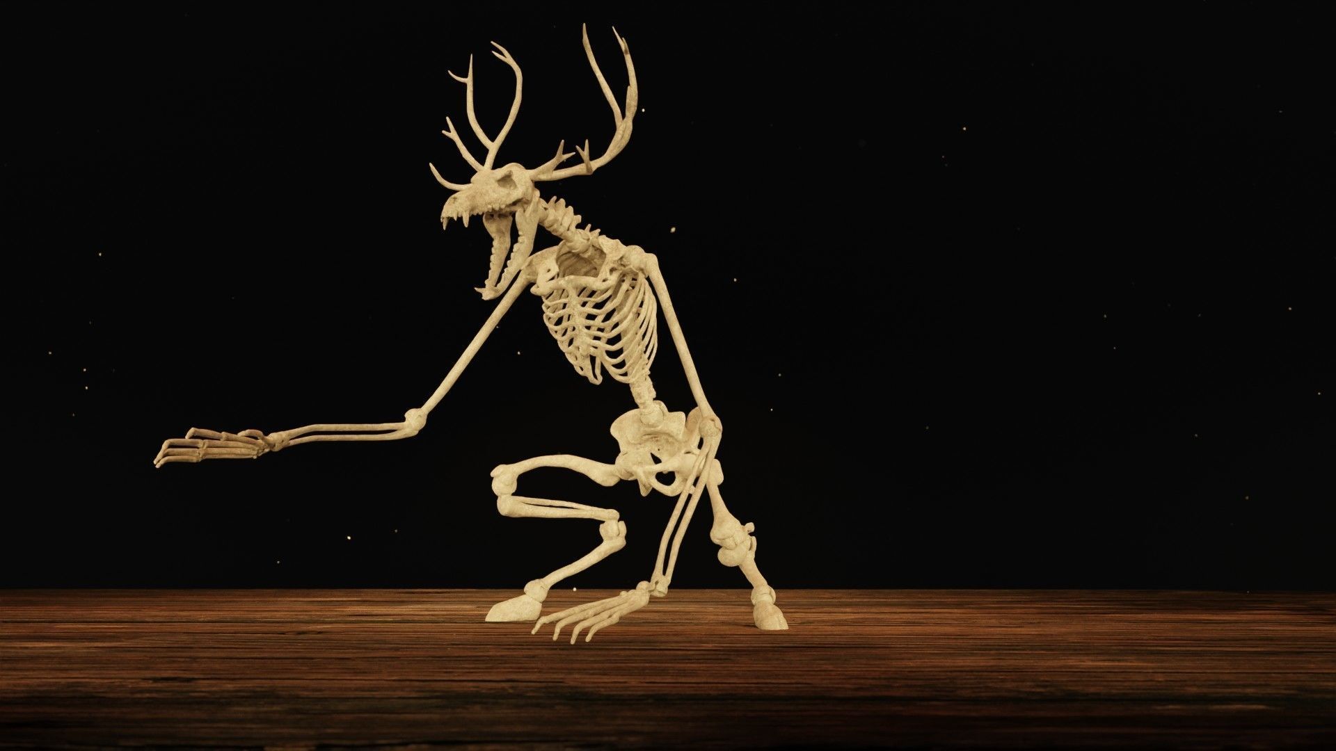 Wendigo Skeleton 3D model 3D printable | CGTrader