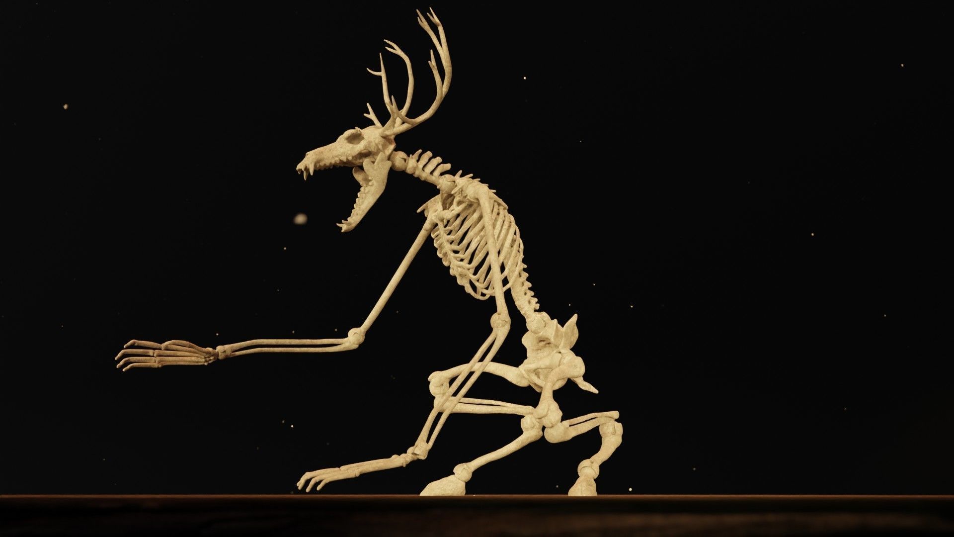 Wendigo Skeleton 3D model 3D printable | CGTrader