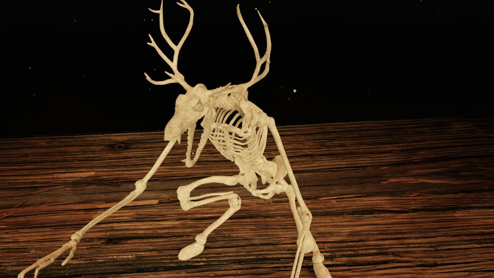 Wendigo Skeleton 3D model 3D printable | CGTrader