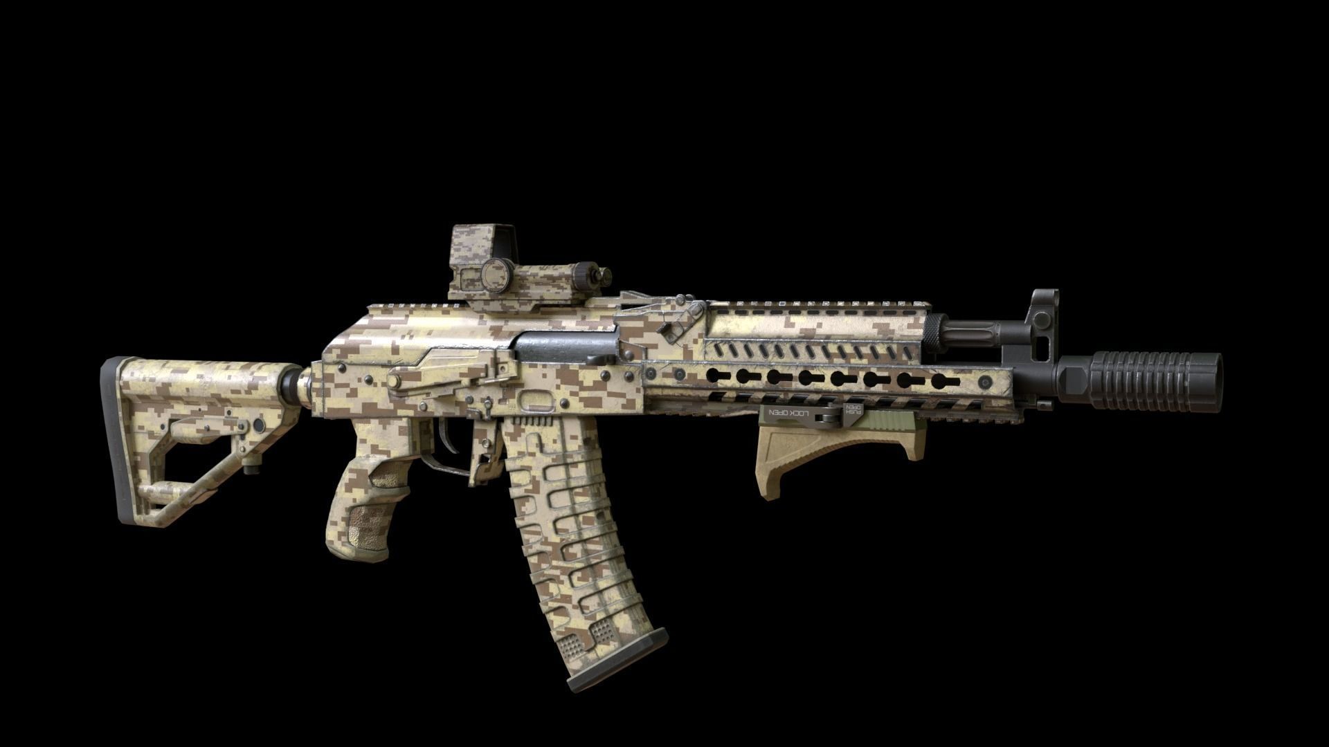 Assault Rifle Collection | CGTrader