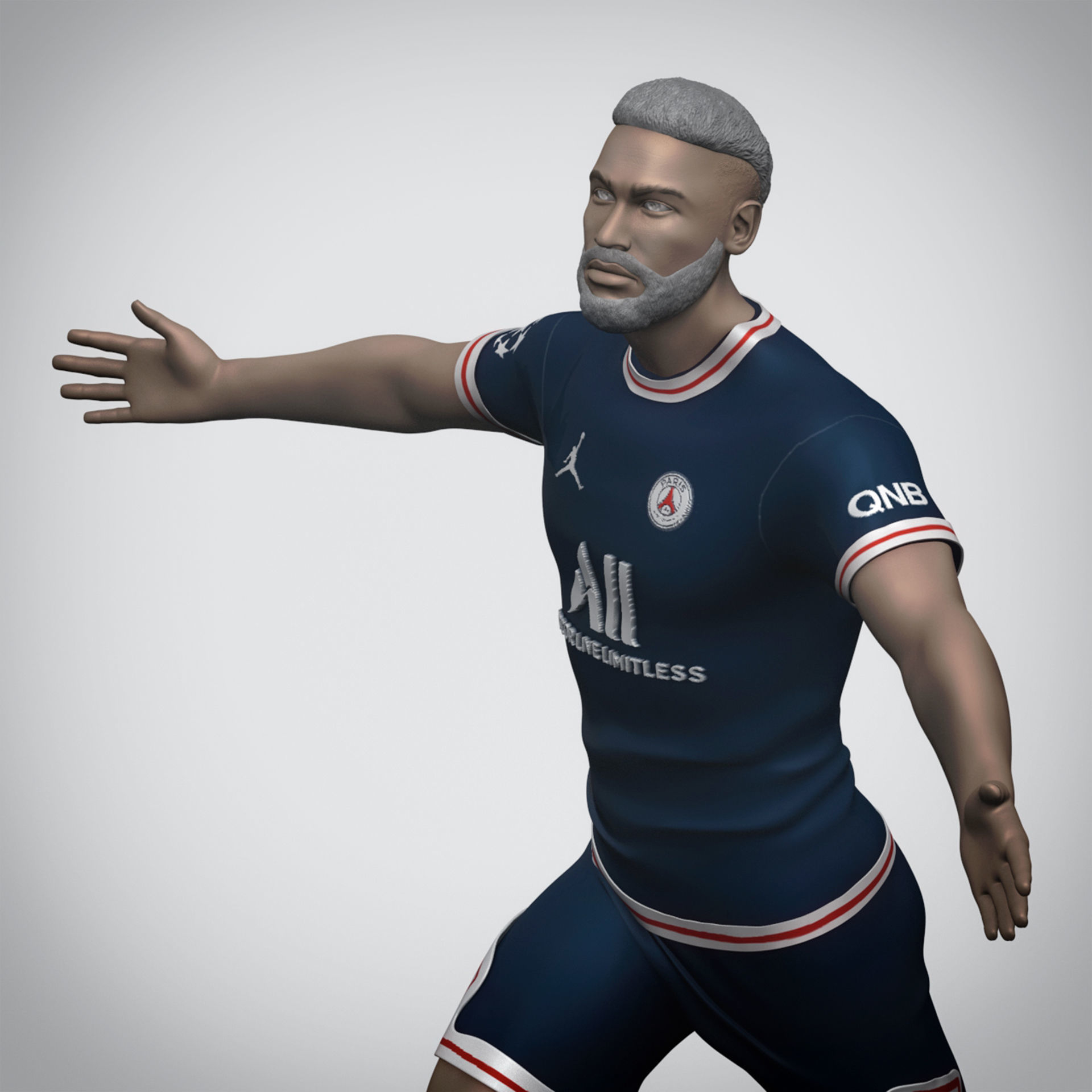 Neymar JR 3D Printable 2 3D model 3D printable | CGTrader