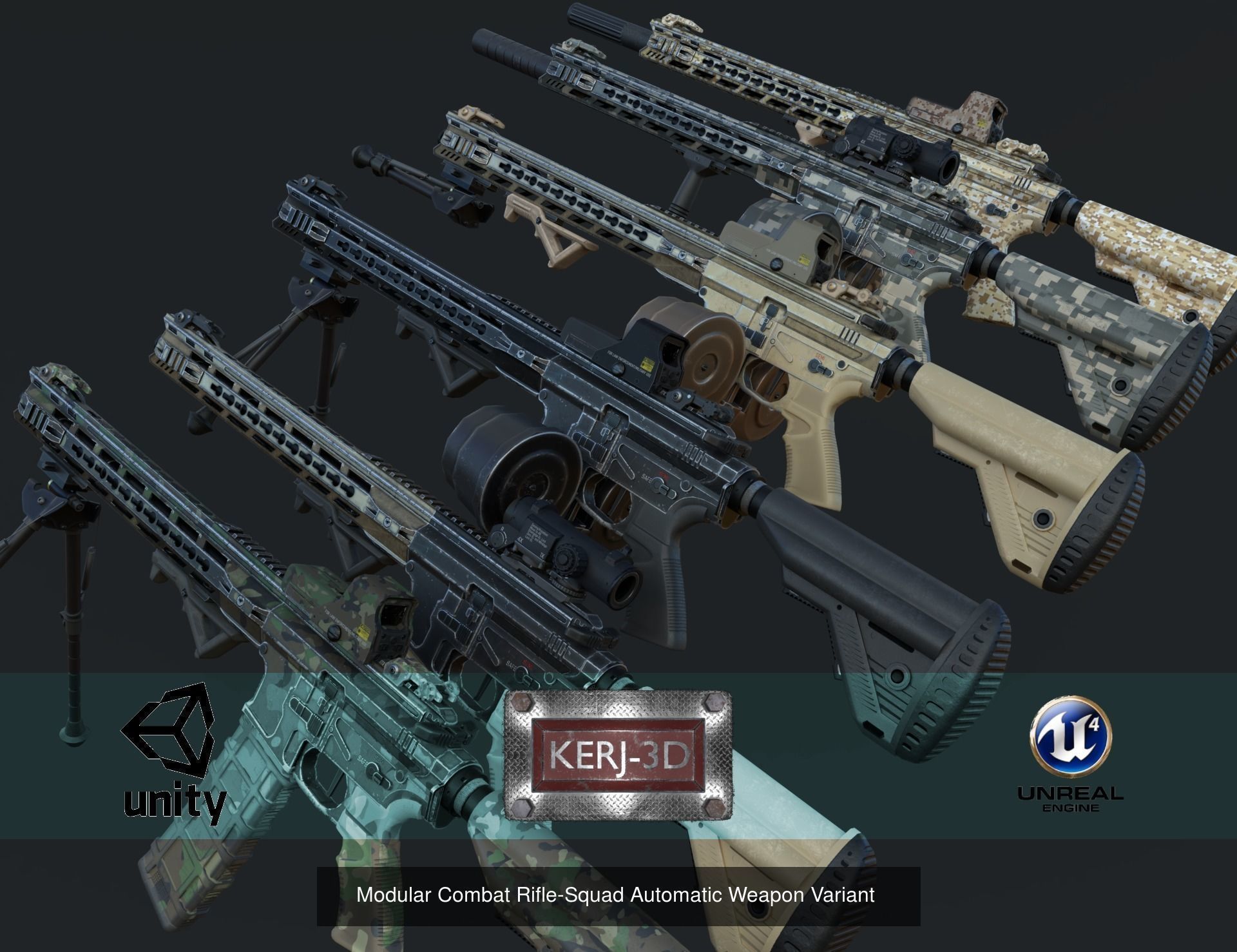 Support Weapon Collection | CGTrader