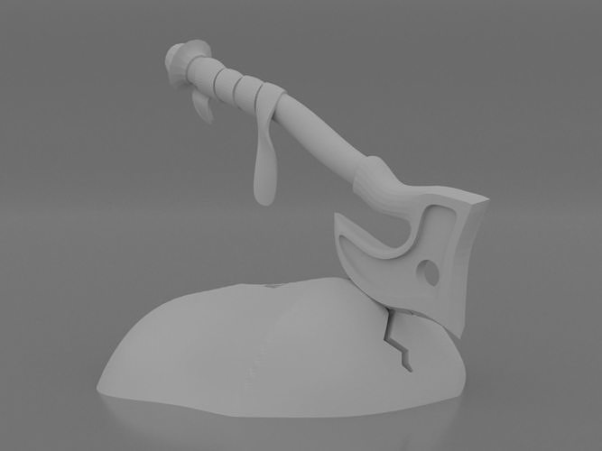 excaliburaxe axe free 3D model 3D printable | CGTrader