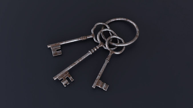 3D model Rusty Old Keys VR / AR / low-poly | CGTrader