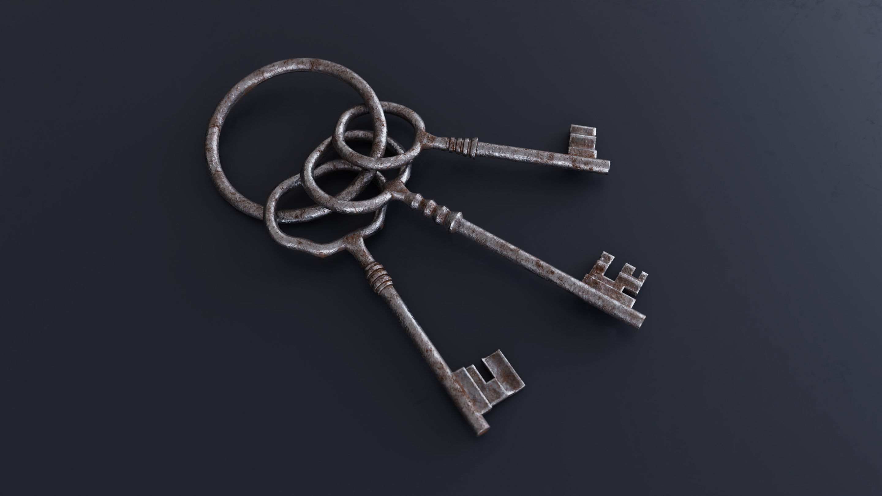 3D model Rusty Old Keys VR / AR / low-poly | CGTrader