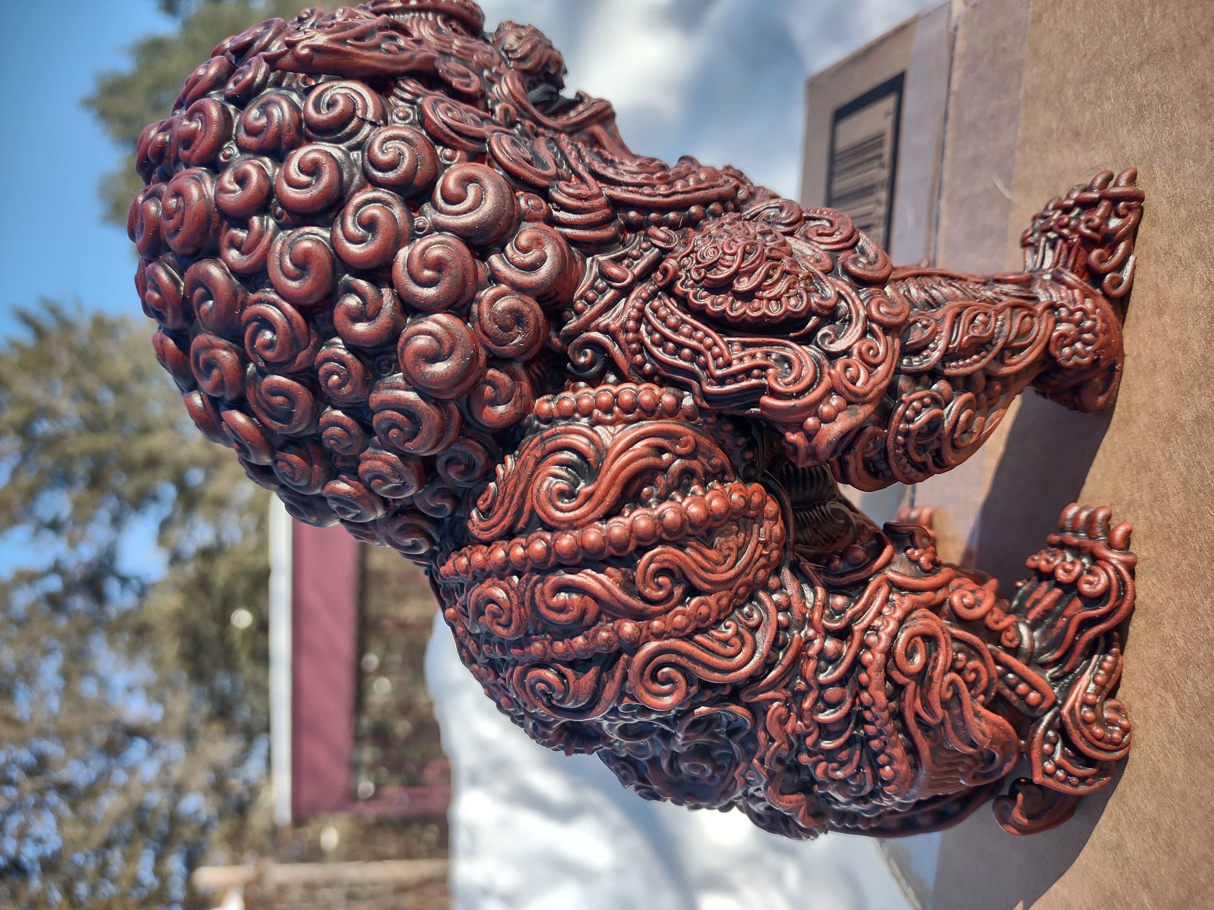 Foo lion 3D model 3D printable | CGTrader