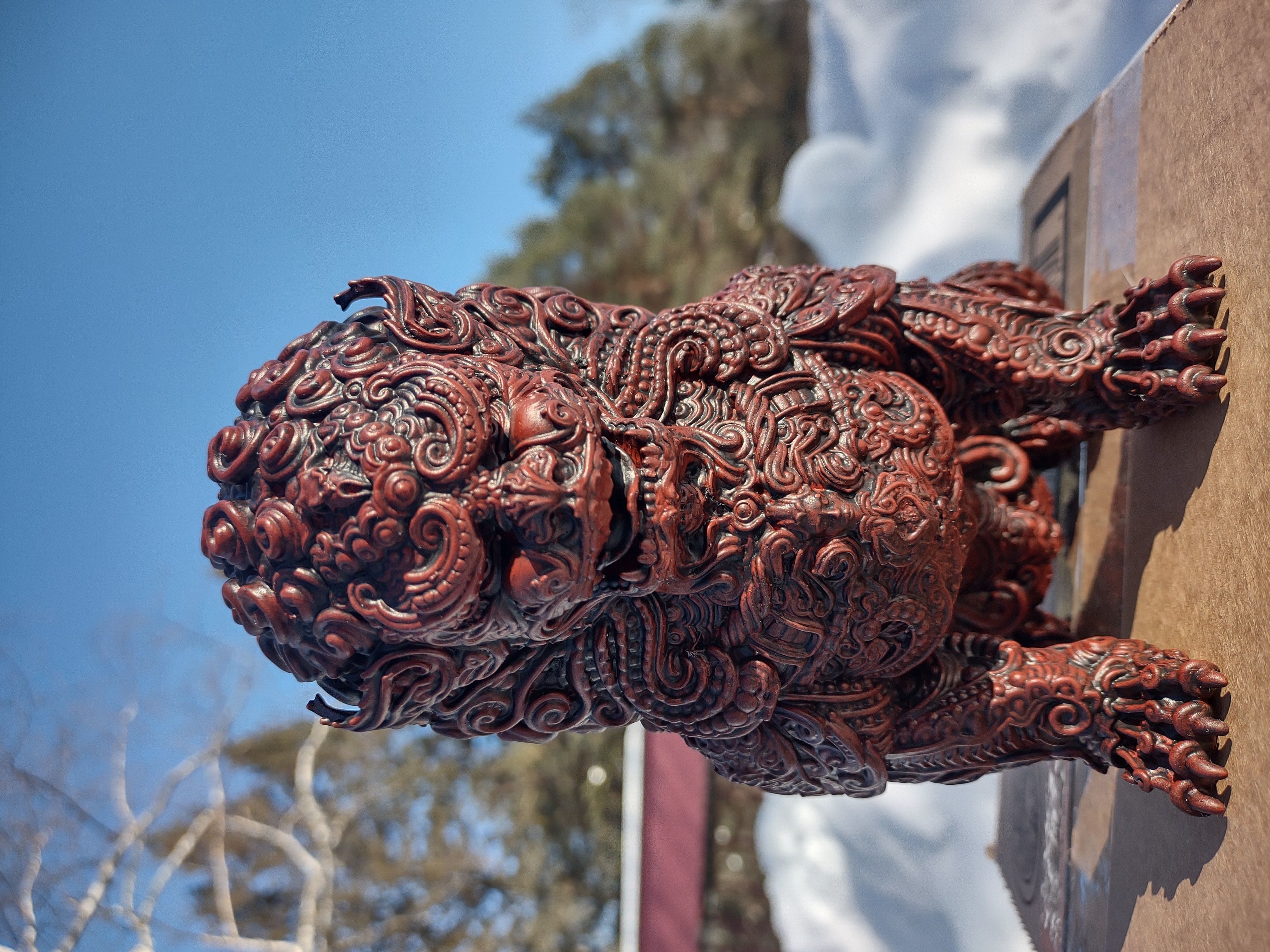 Foo lion 3D model 3D printable | CGTrader