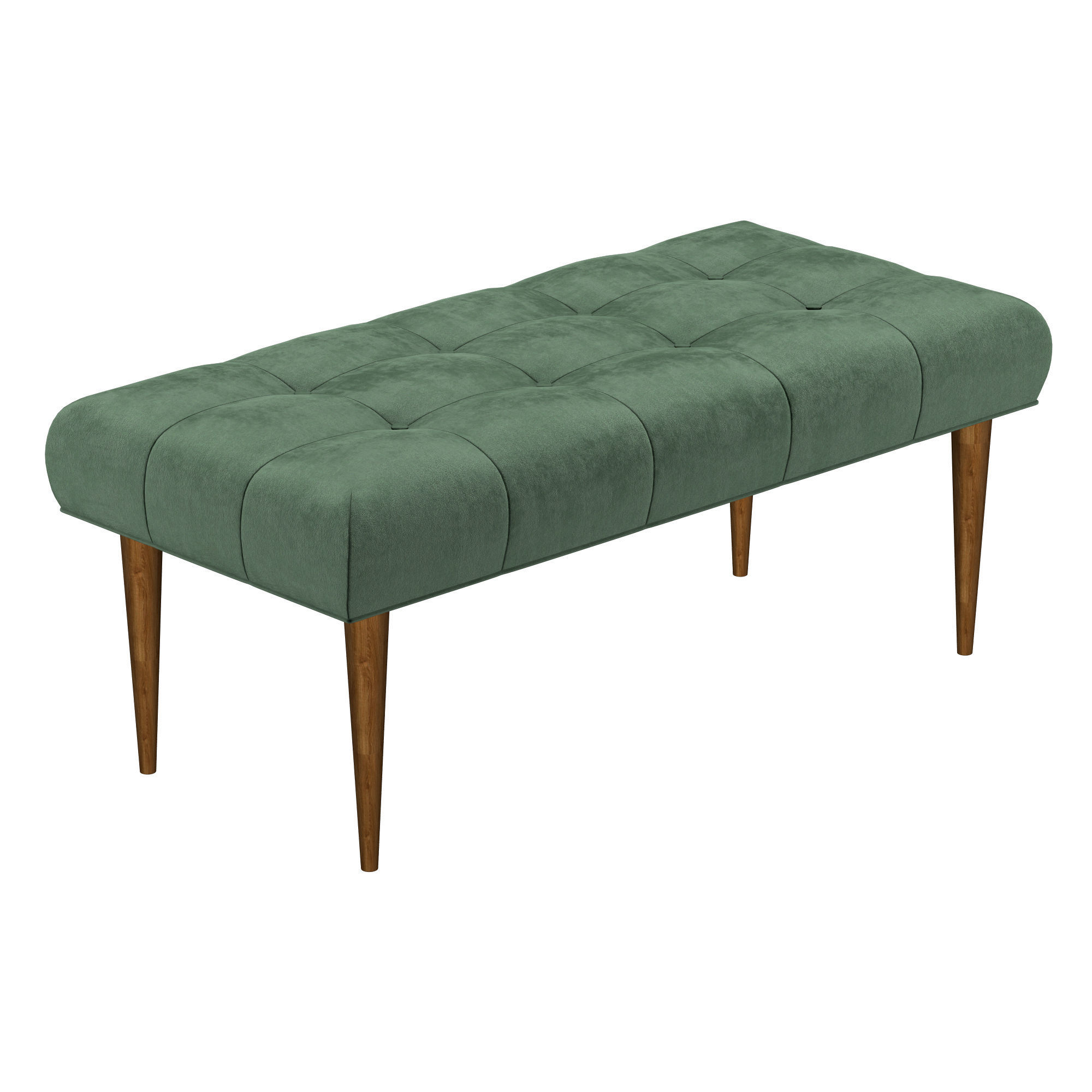 TUFTED BENCH 3D model | CGTrader