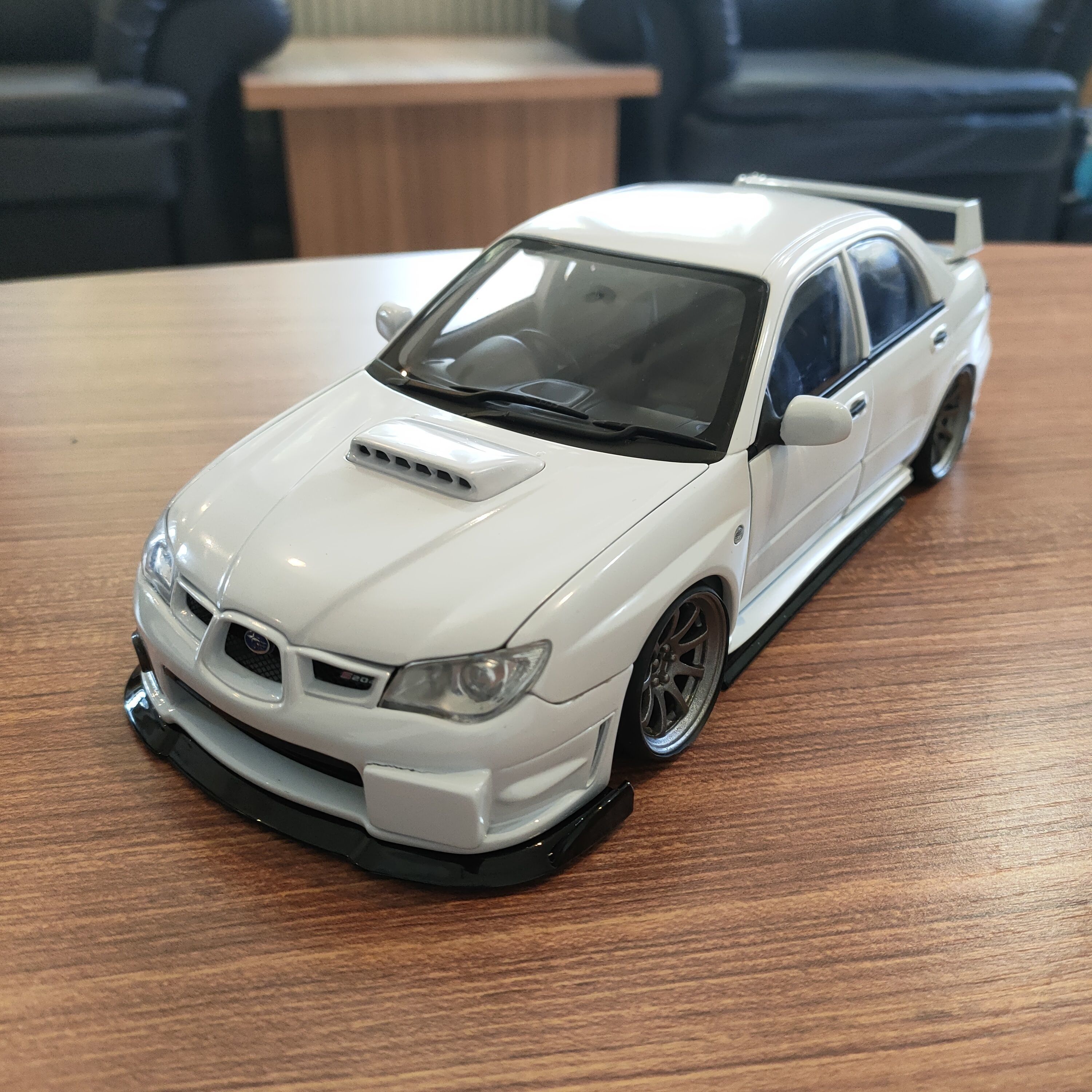 Autoart Subaru Impreza Hawkeye Body Kit and work xd9 rim 3D model 3D ...