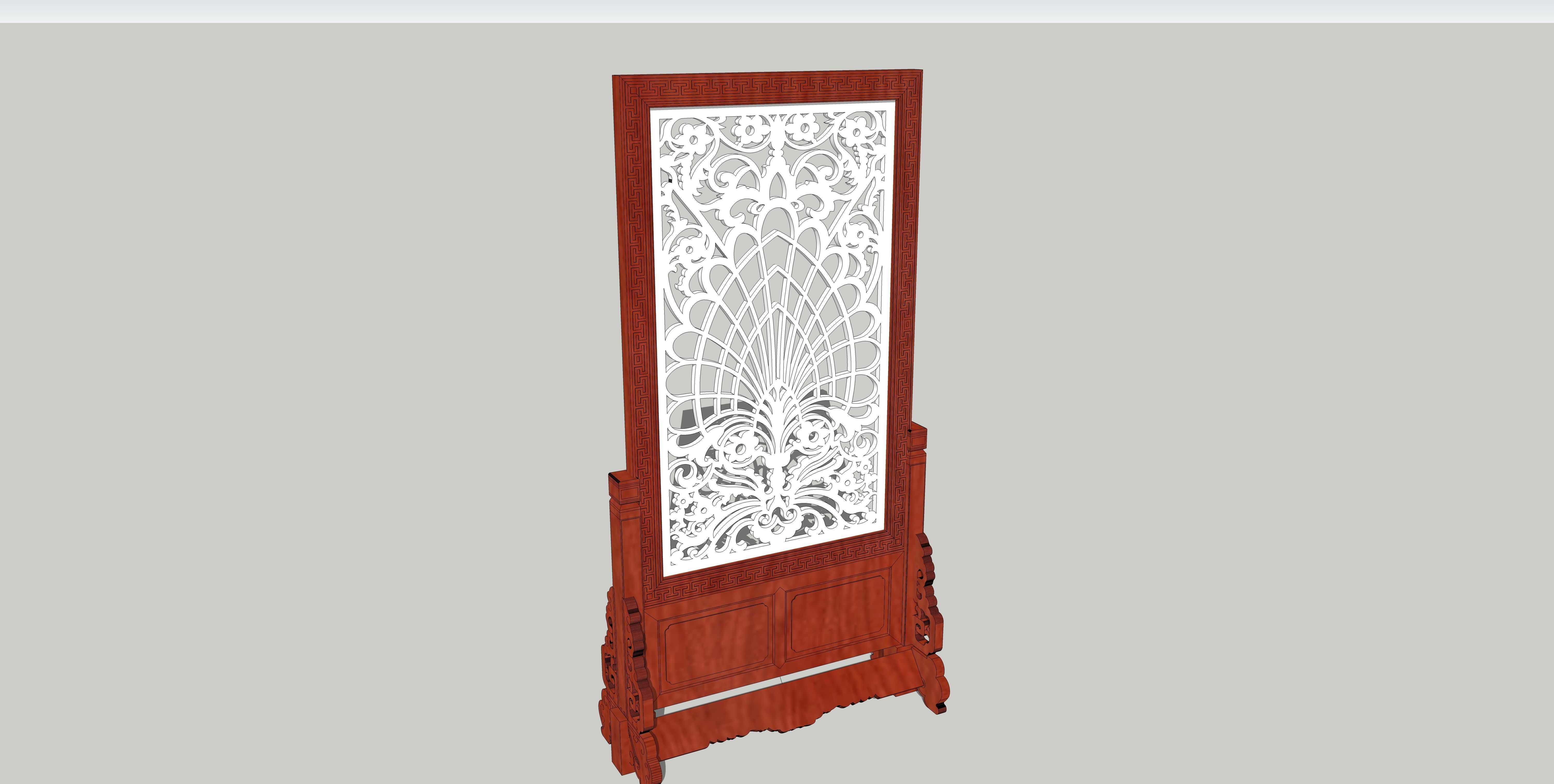 Chinese traditional pattern 3D model | CGTrader