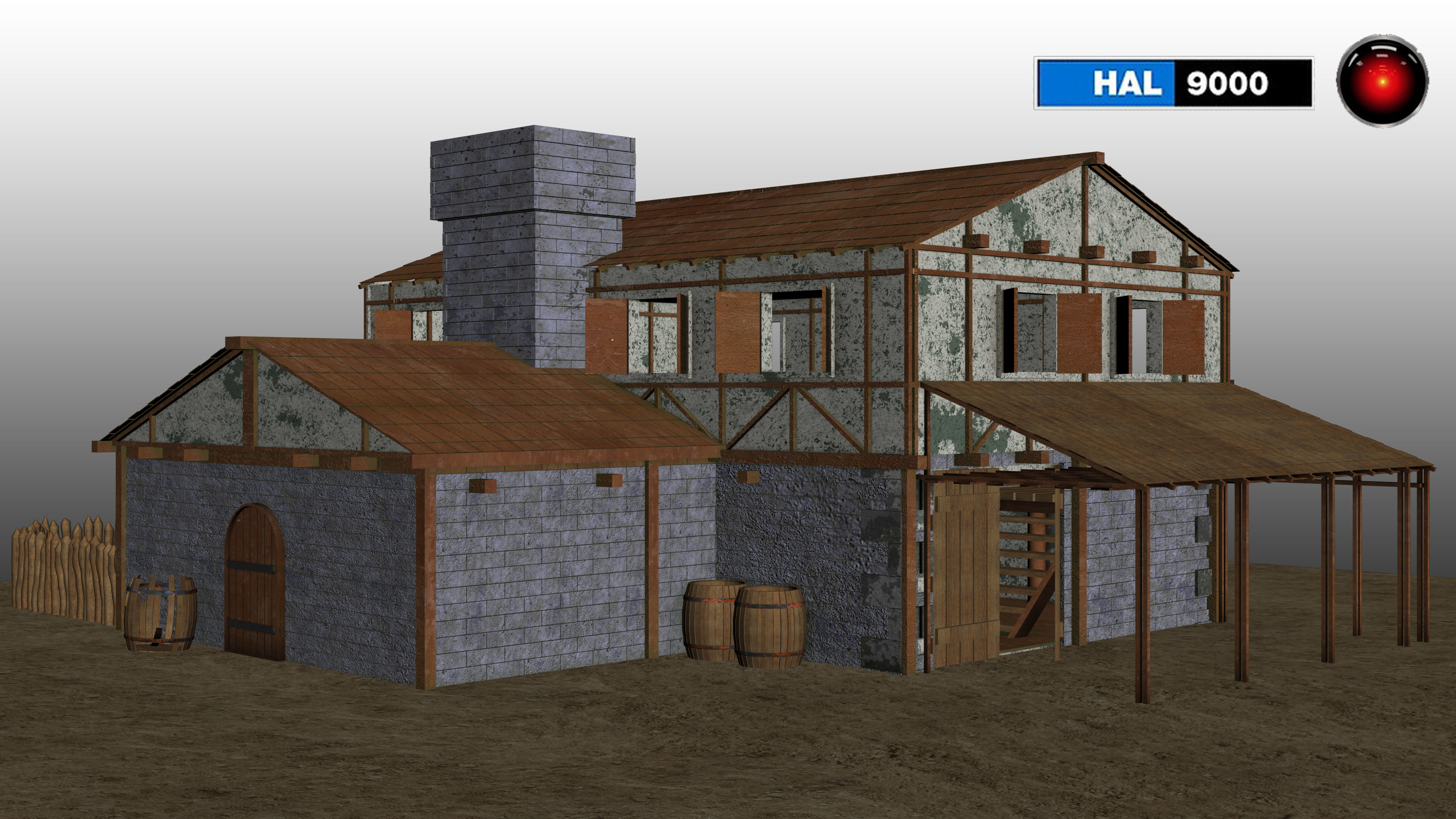 Medieval blacksmith 3D model | CGTrader