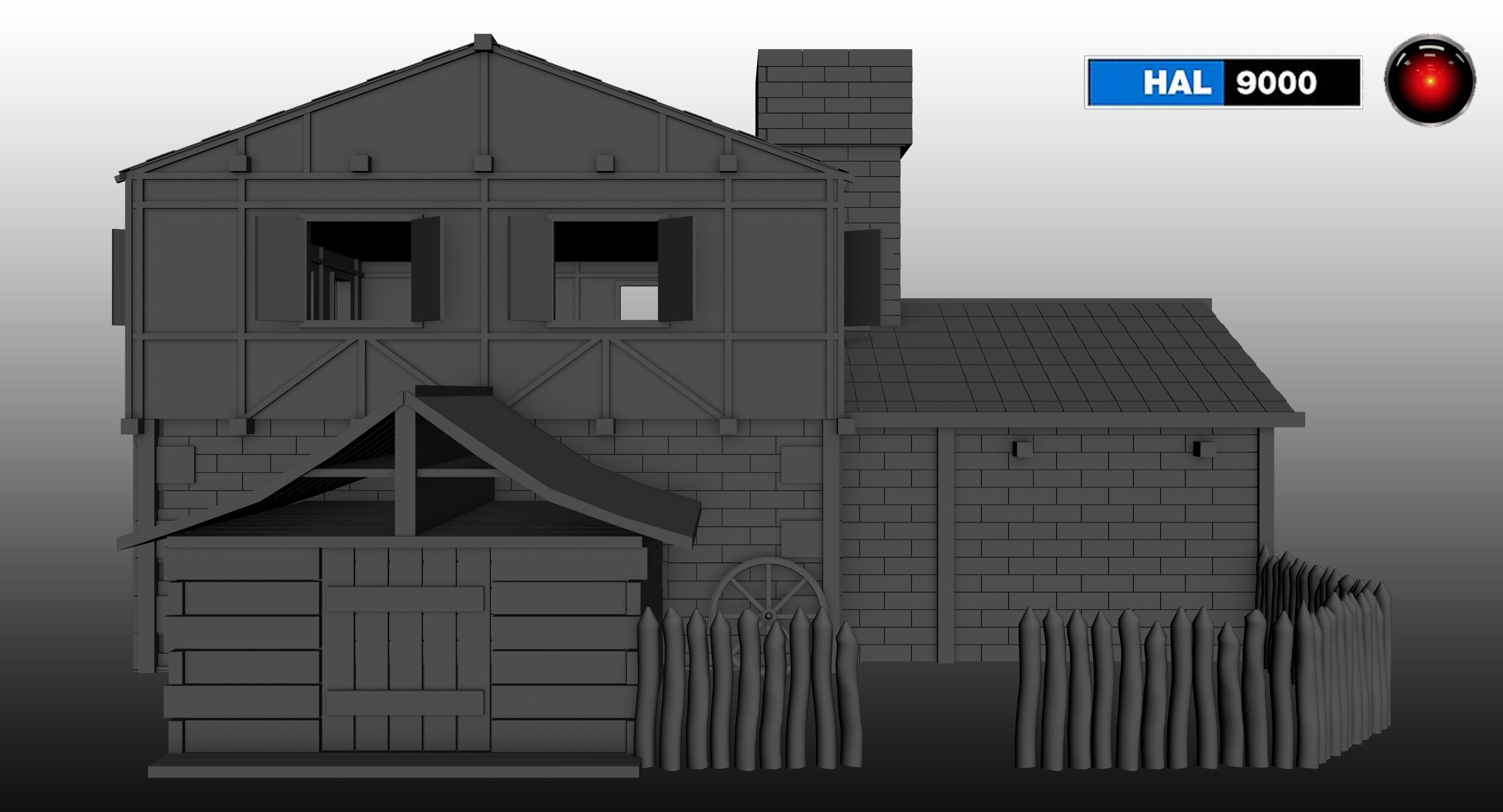 Medieval blacksmith 3D model | CGTrader