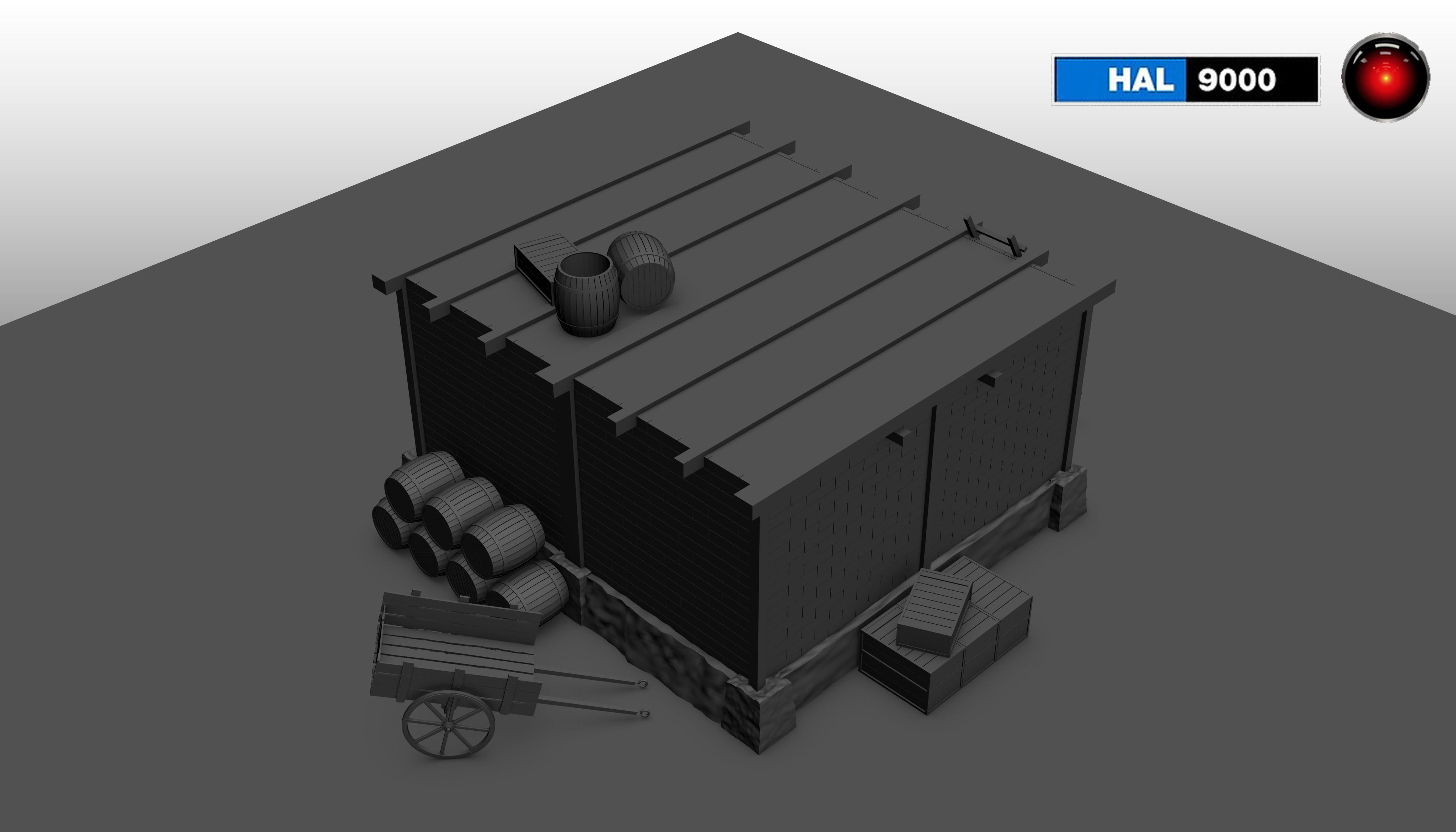 Medieval Silo free 3D model | CGTrader