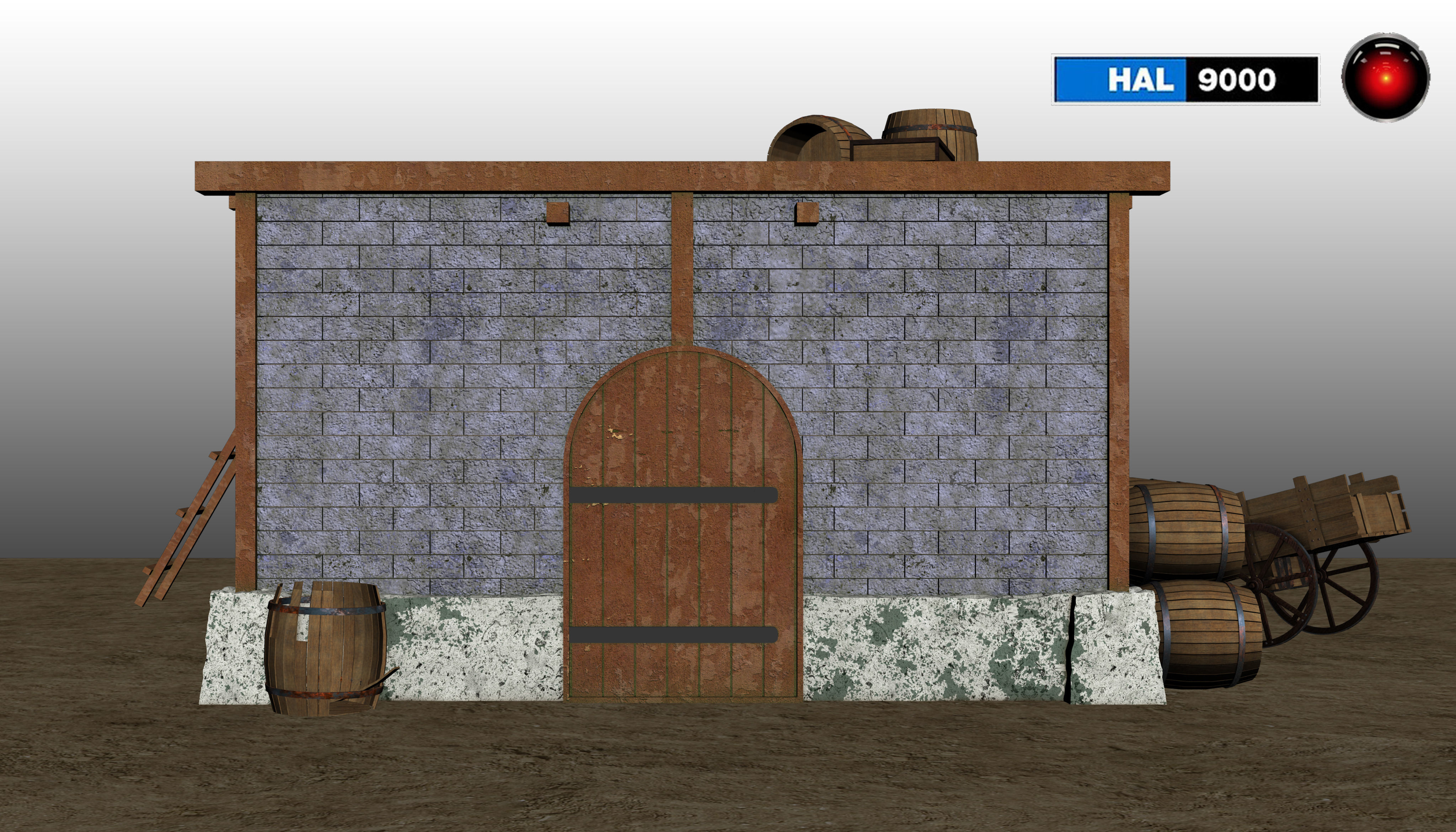 Medieval Silo free 3D model | CGTrader